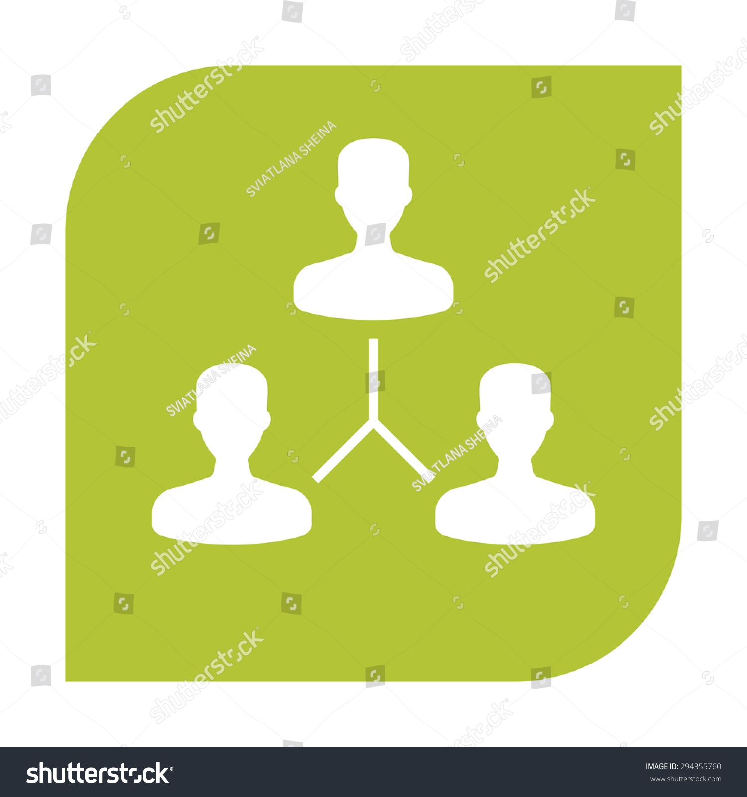 Human Connection Symbol Stock Vector (Royalty Free) 294355760 ...