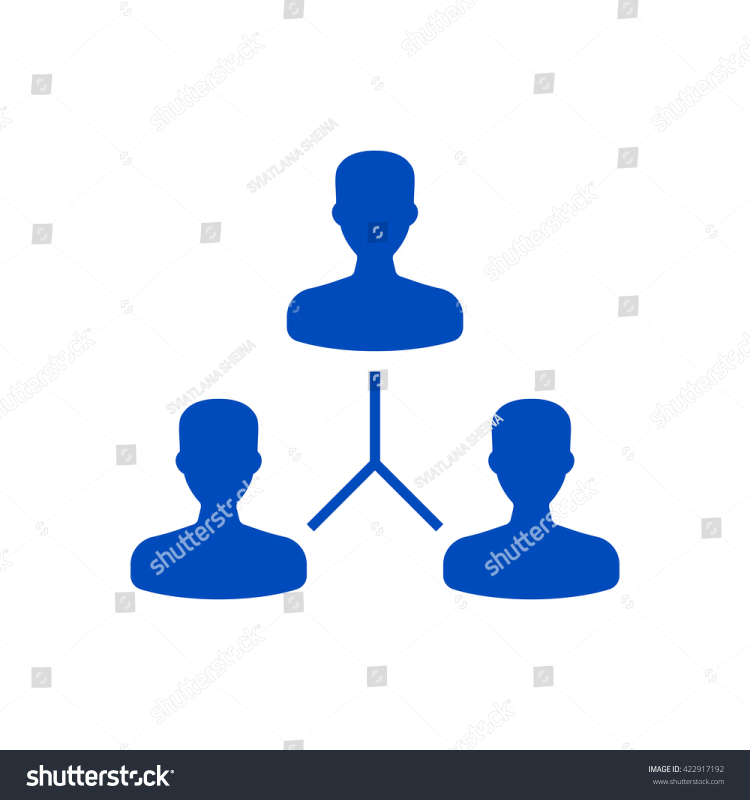 Human Connection Symbol Stock Vector (Royalty Free) 422917192 ...