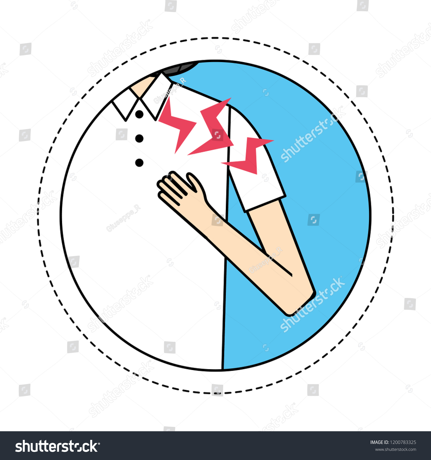 Human Disease Cartoon Stock Vector (Royalty Free) 1200783325