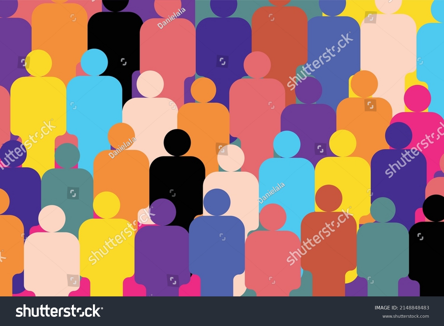 Human Diversity Concept Vector Illustration Stock Vector (Royalty Free ...