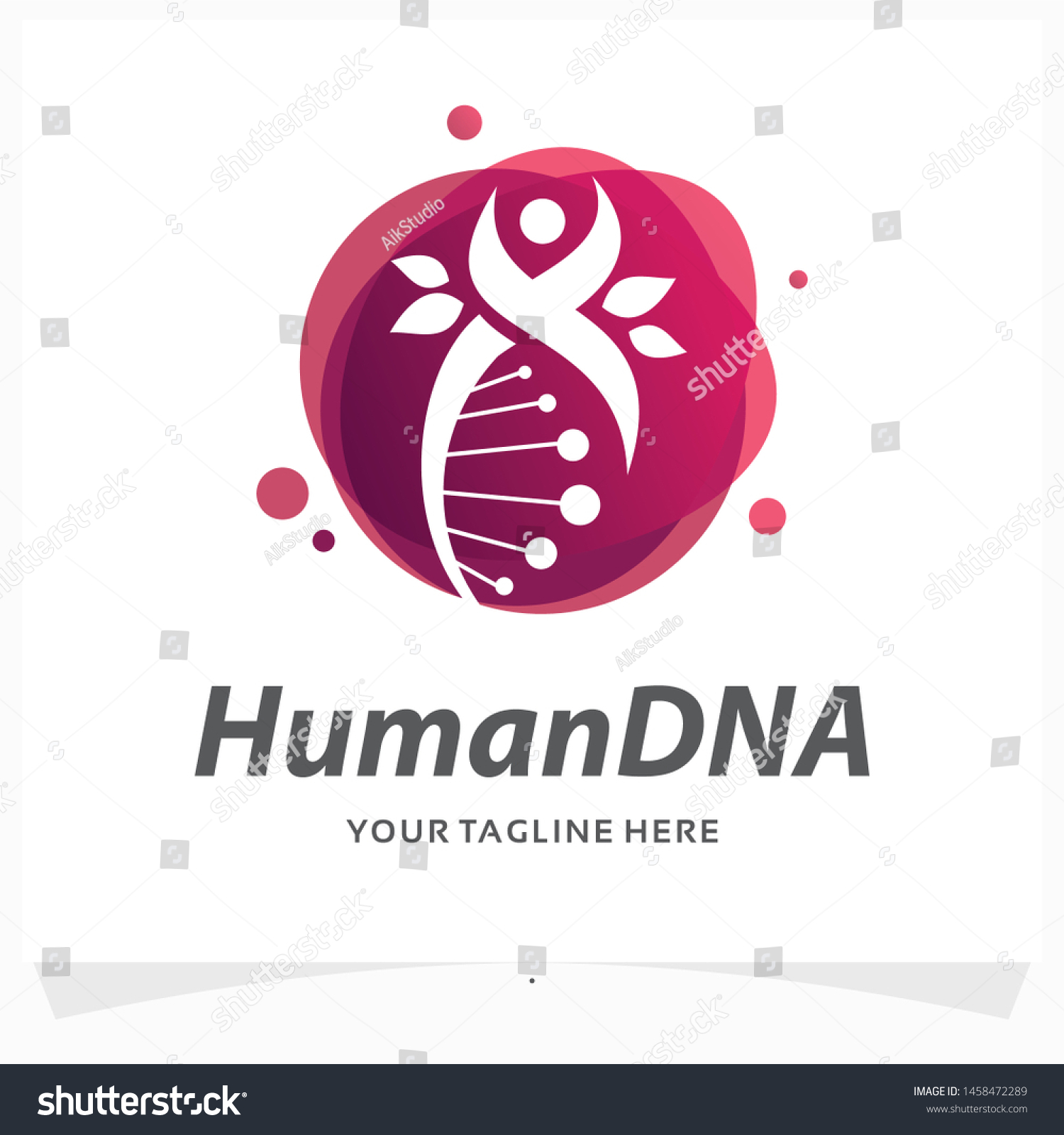 Human Dna Logo Design Template: เวกเตอร์สต็อก (ปลอดค่าลิขสิทธิ์ ...