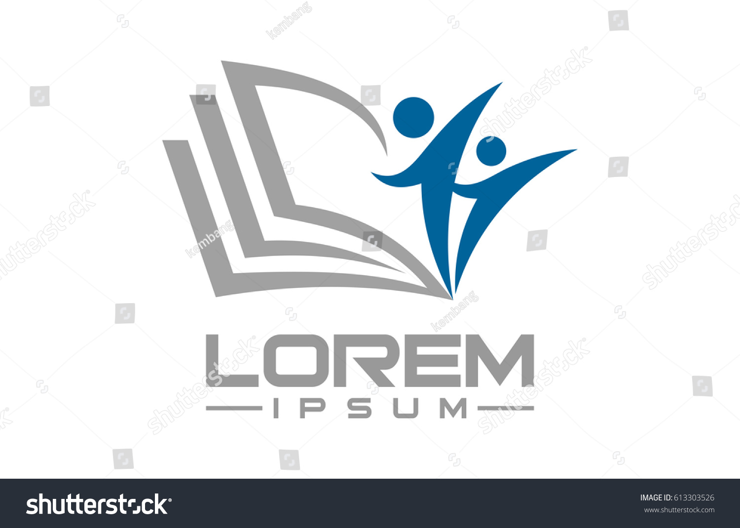 Human Education Logo Stock Vector (Royalty Free) 613303526