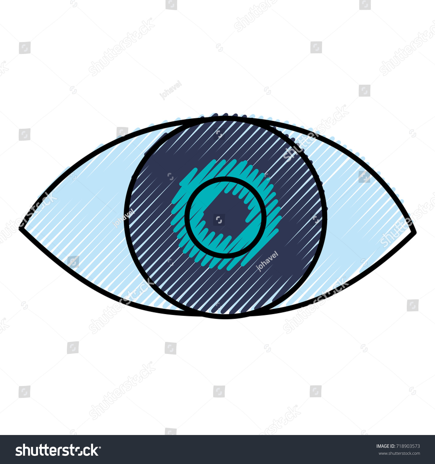Human Eye Symbol Stock Vector (Royalty Free) 718903573 | Shutterstock