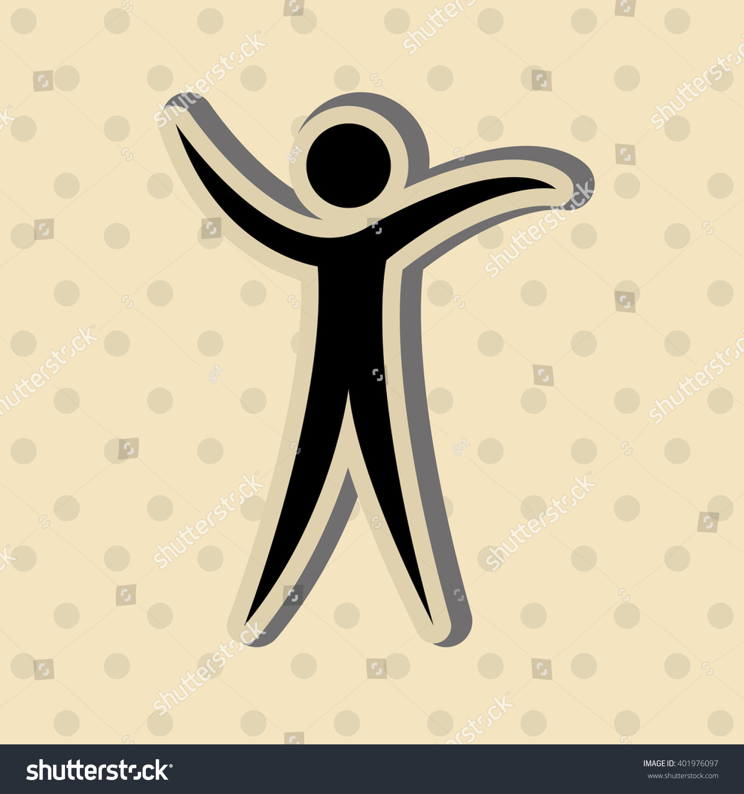 Human Figure Design Stock Vector (Royalty Free) 401976097 | Shutterstock