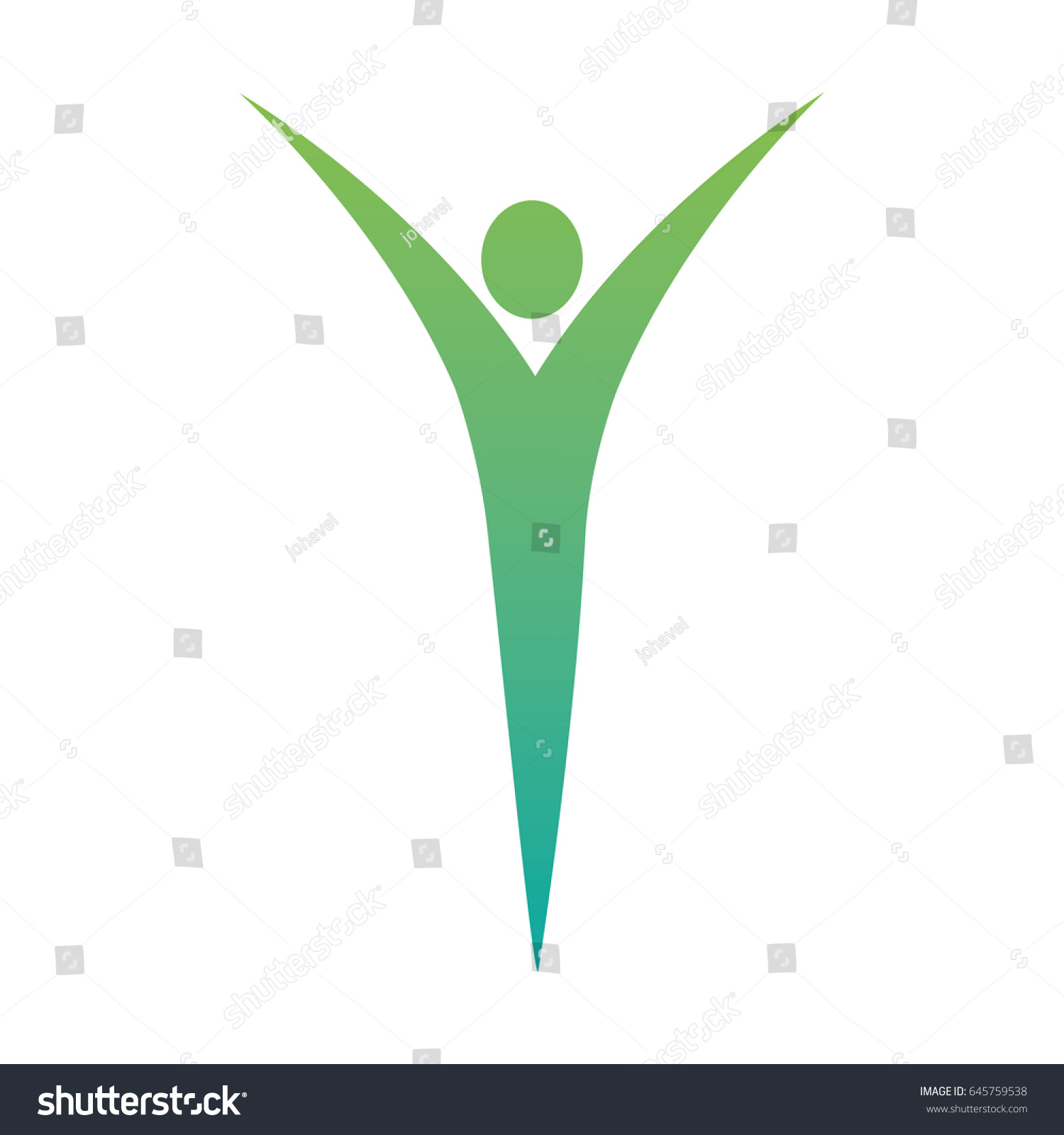 Human Figure Icon Stock Vector 645759538 - Shutterstock