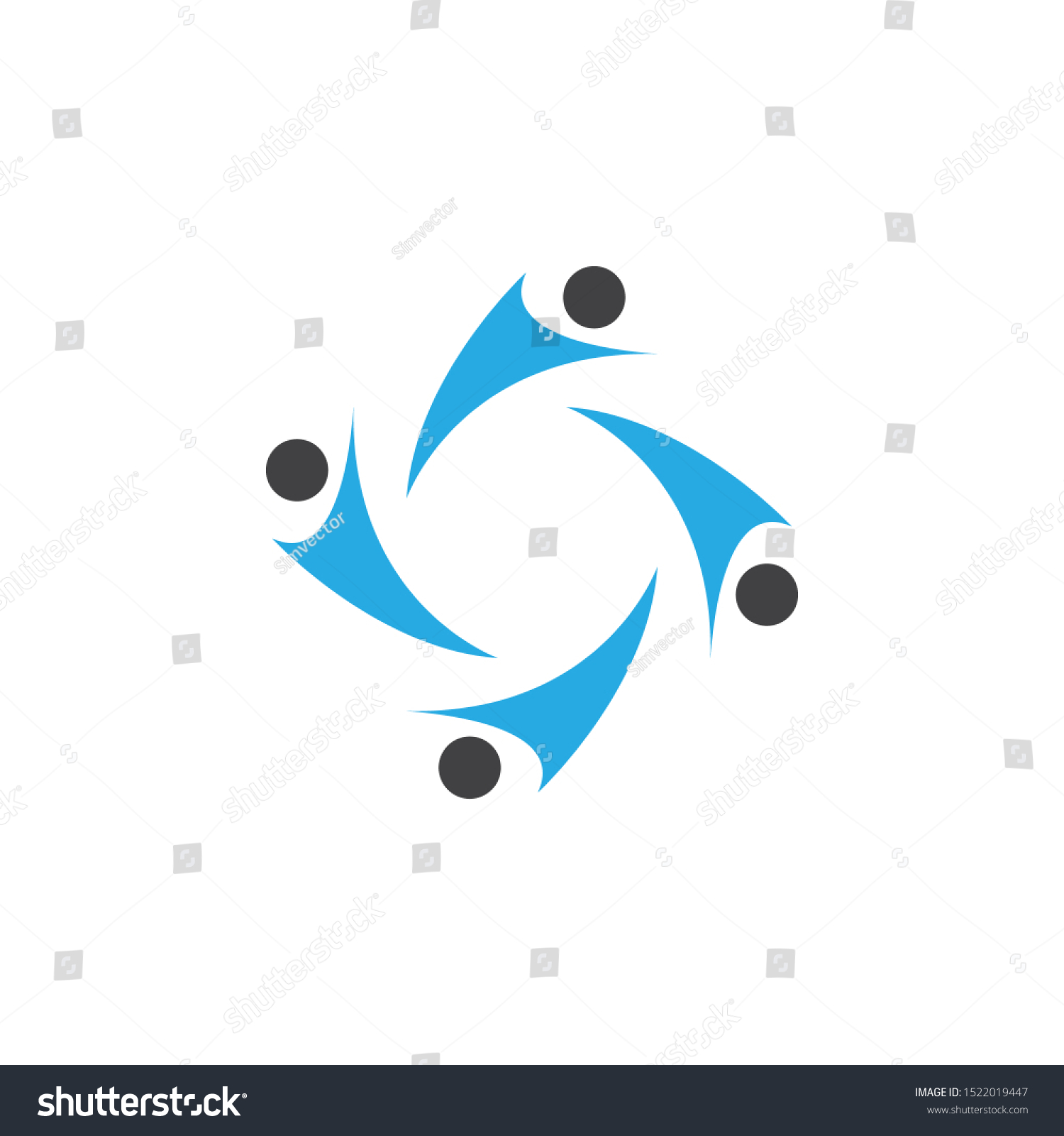 Human Graphic Design Template Vector Isolated Stock Vector (Royalty ...