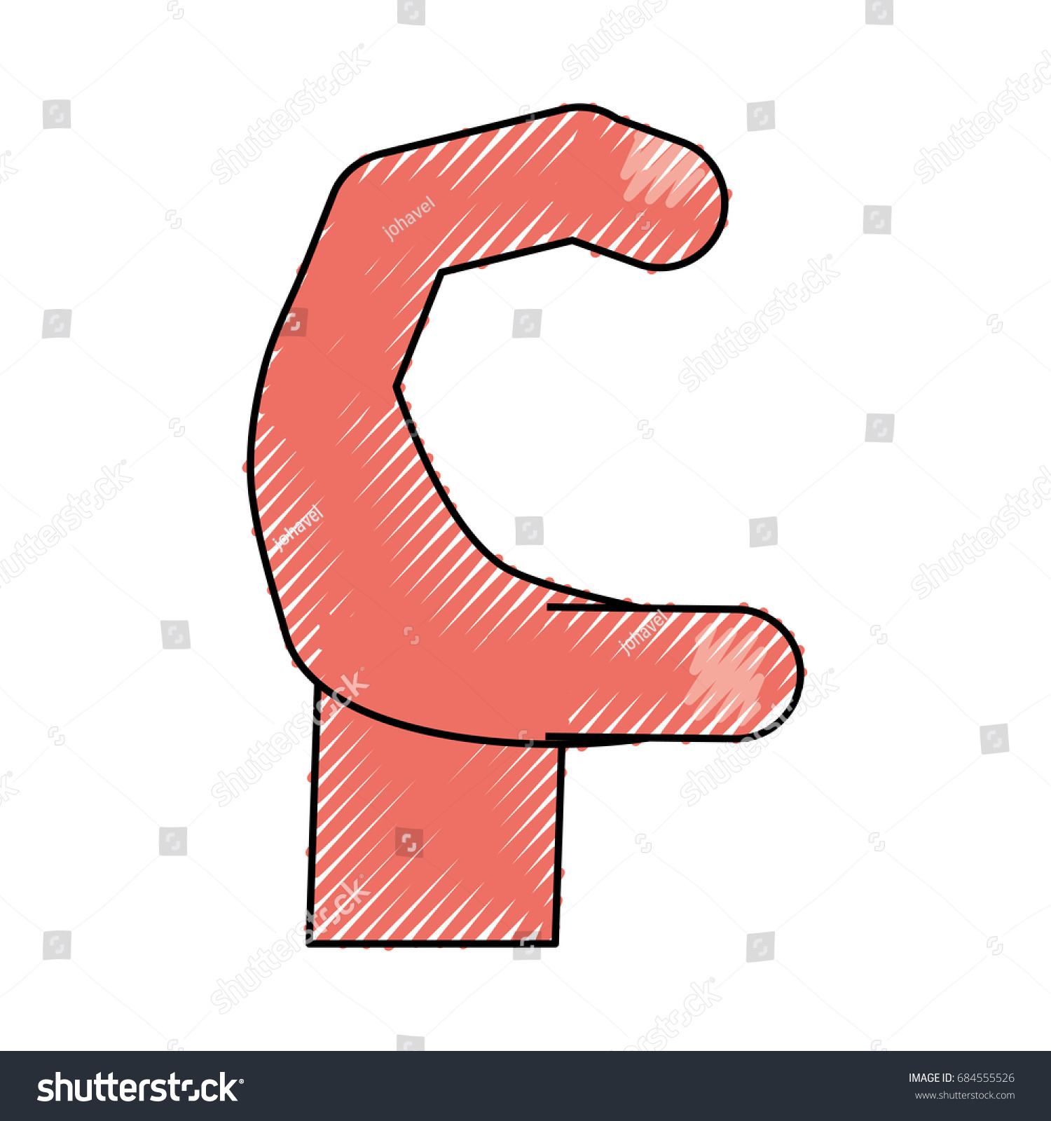 Human Hand Symbol Stock Vector (Royalty Free) 684555526 | Shutterstock