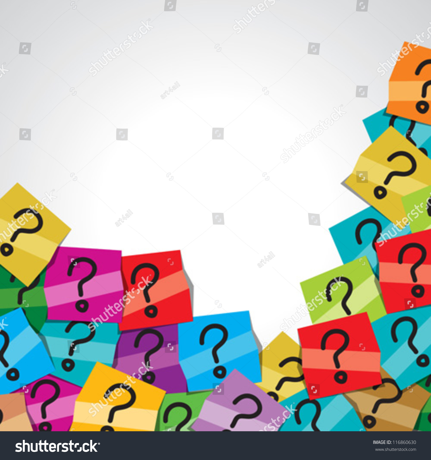 Human Head Question Mark Tag Stock Vector (Royalty Free) 116860630