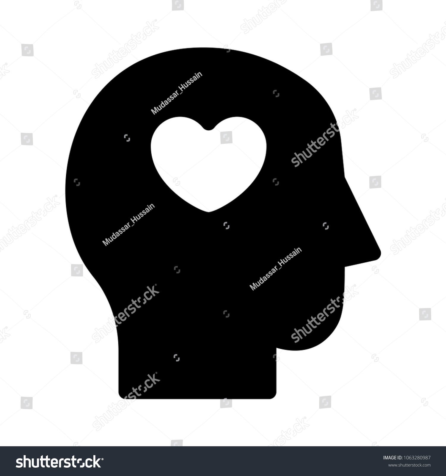Human Heart Idea Stock Vector (Royalty Free) 1063280987