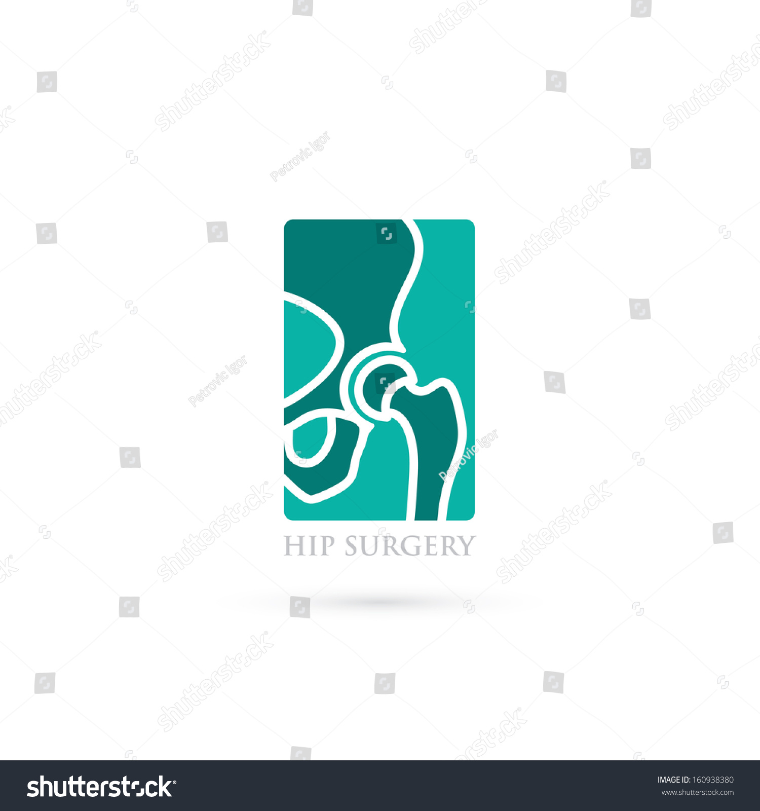 Human Hip Vector Illustration Stock Vector (Royalty Free) 160938380