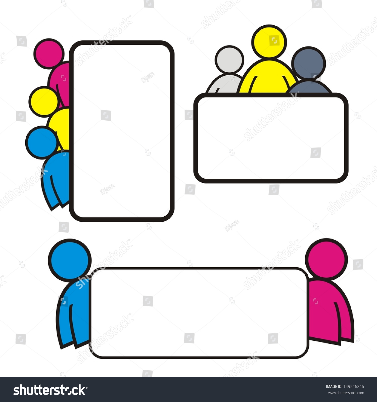 Human Icons Stock Vector (Royalty Free) 149516246 | Shutterstock