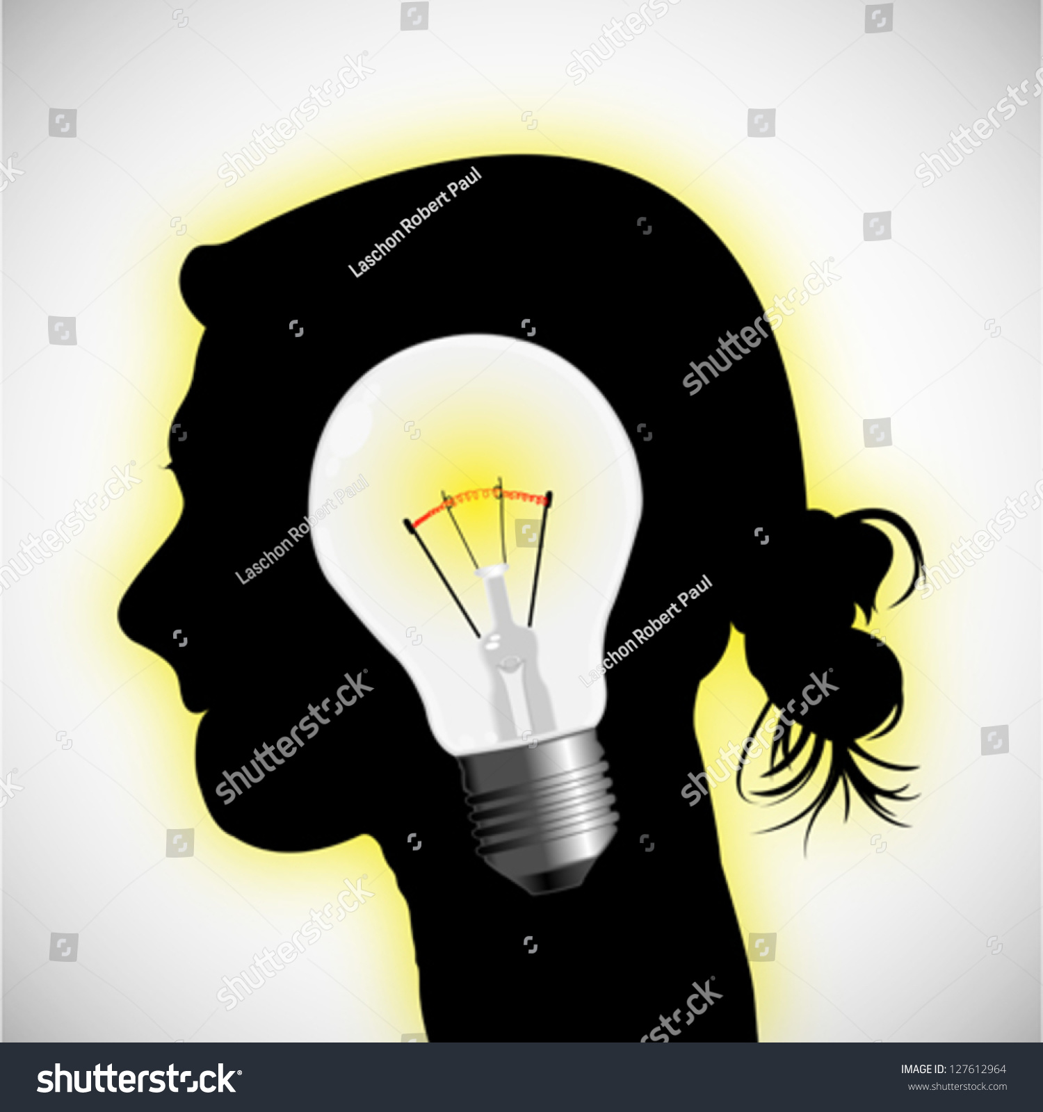 Human Idea Concept Abstract Vector Art Stock Vector (Royalty Free ...