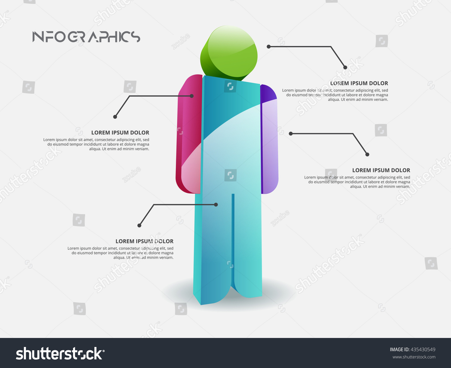 Human Infographic Vector Illustration Eps10 Stock Vector (Royalty Free ...