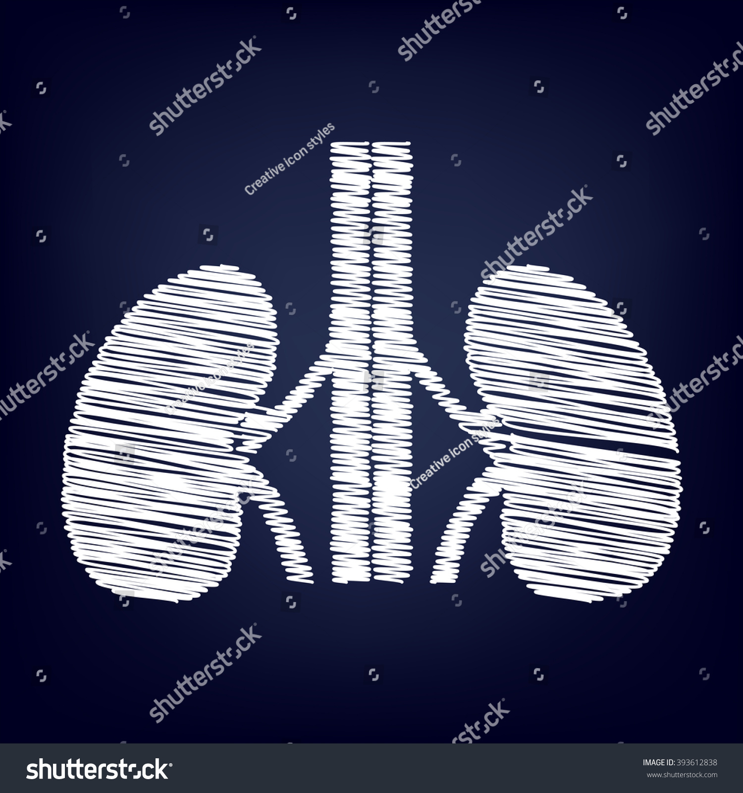 Human Kidneys Sign Stock Vector (Royalty Free) 393612838