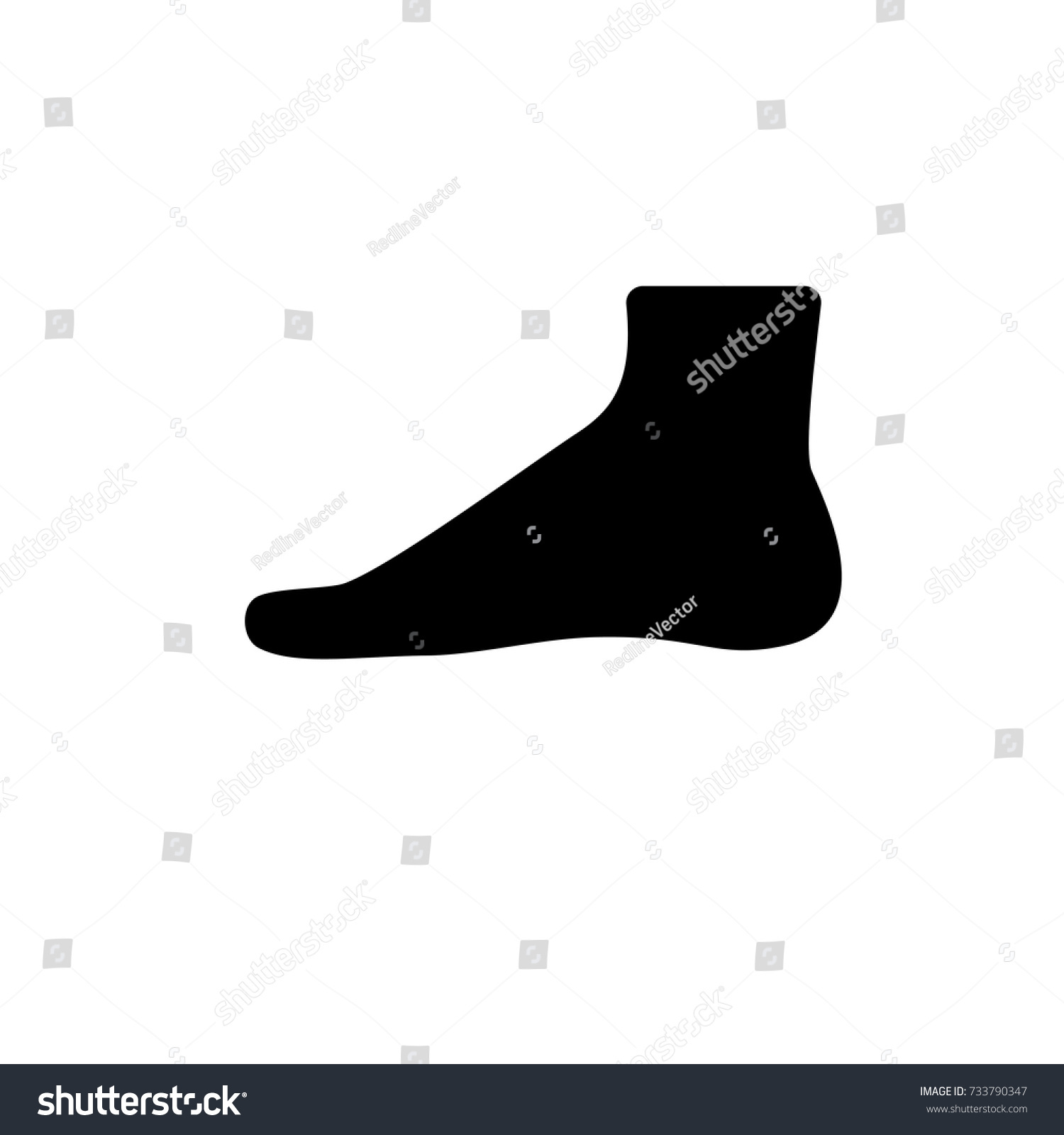 Human Limbs Icon Stock Vector (Royalty Free) 733790347