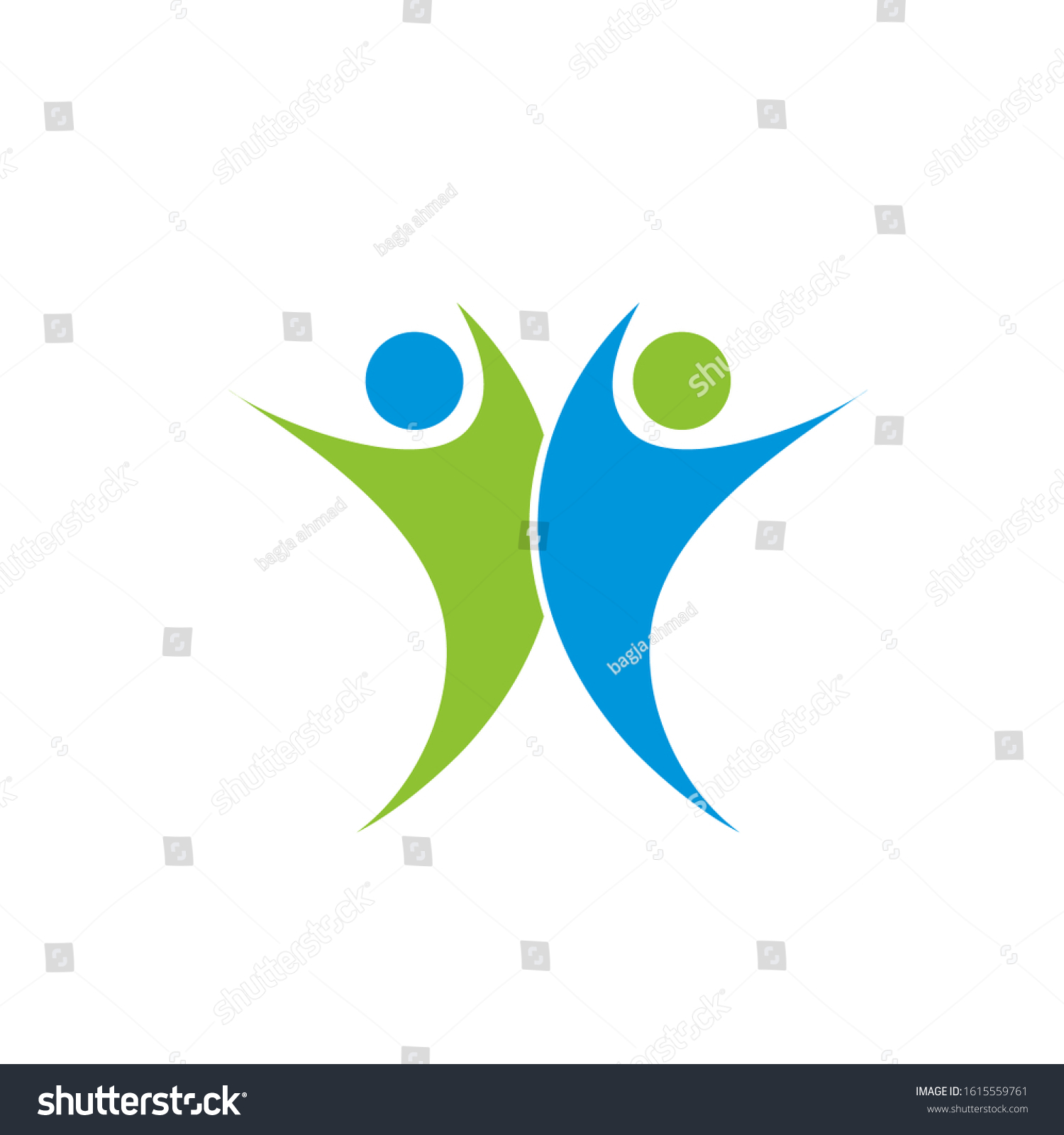 Human Logo Design Vector Template Sign: เวกเตอร์สต็อก (ปลอดค่าลิขสิทธิ์ ...