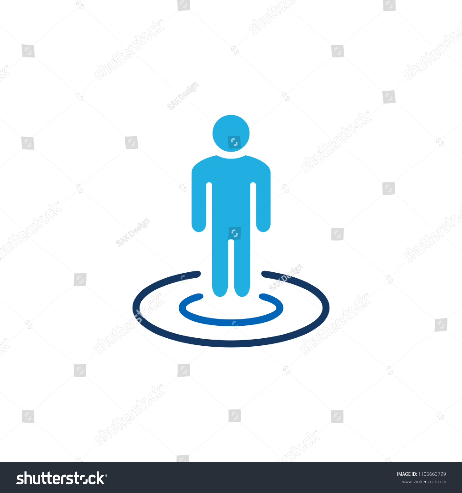 Human Logo Icon Design Stock Vector (Royalty Free) 1105663799 ...