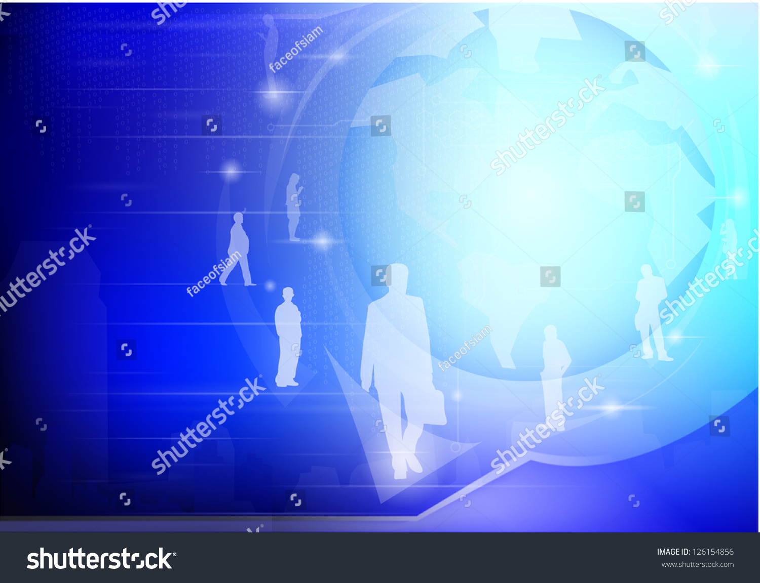 Human Models Connected Together Social Network Stock Vector (Royalty ...