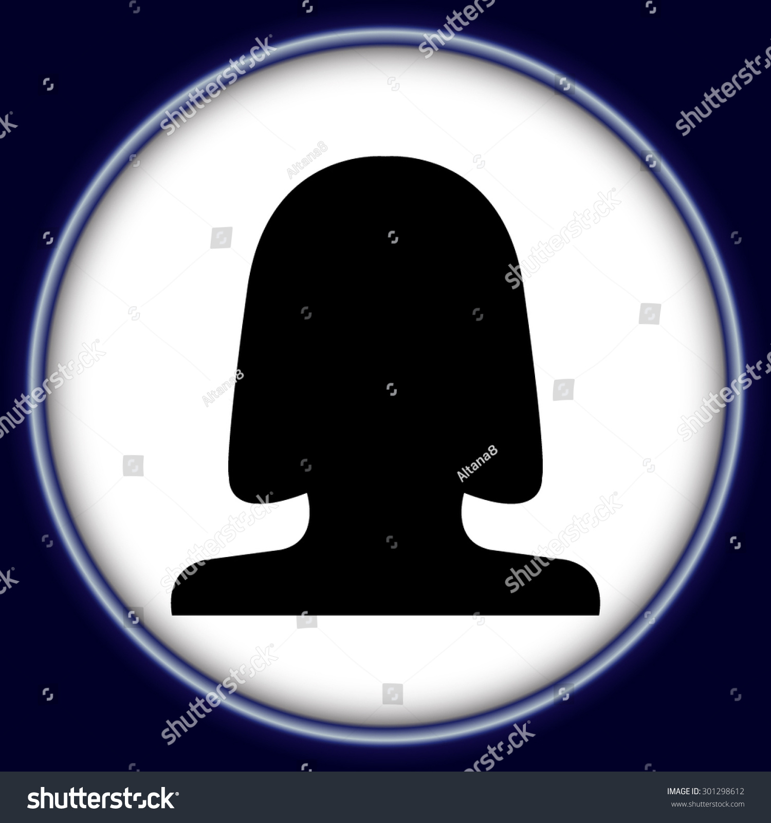 Human Profile Picture Stock Vector (Royalty Free) 301298612 | Shutterstock