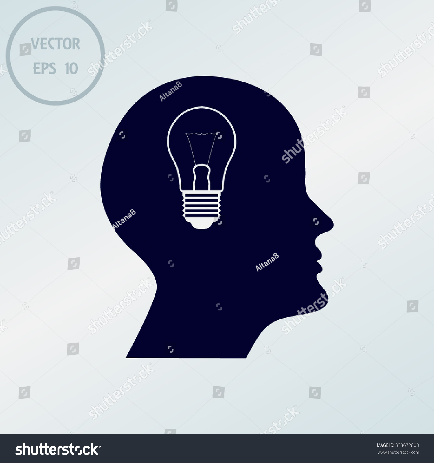 Human Profile Picture Stock Vector (Royalty Free) 333672800 | Shutterstock