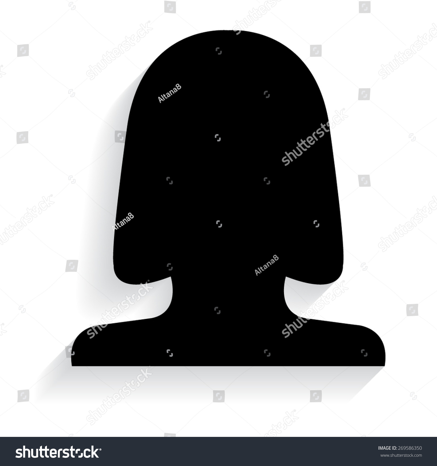 Human Profile Picture Shadow: เวกเตอร์สต็อก (ปลอดค่าลิขสิทธิ์ ...