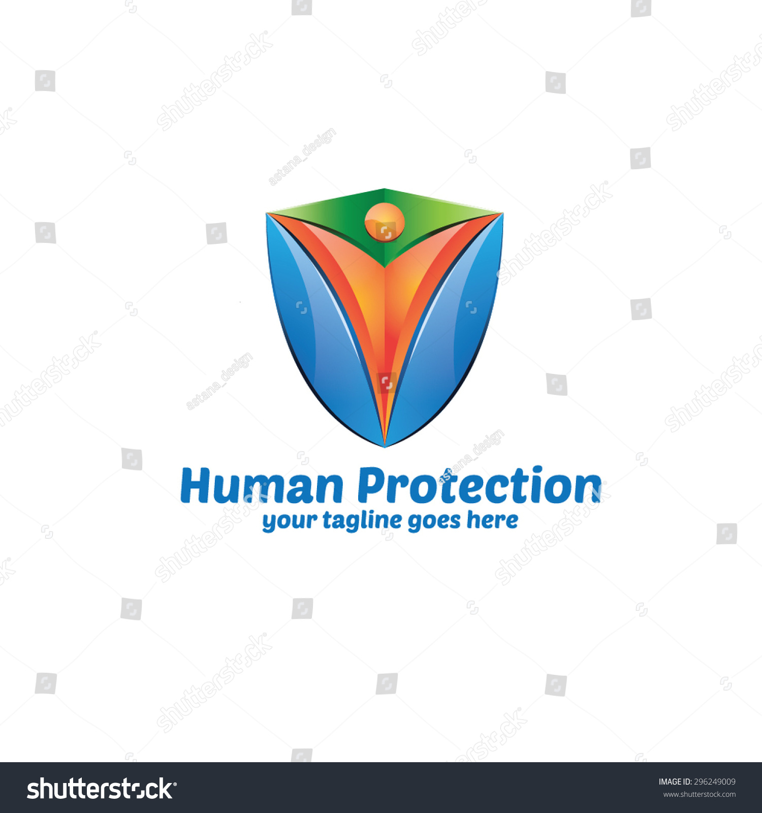 Human Protection Logo Stock Vector (Royalty Free) 296249009 | Shutterstock