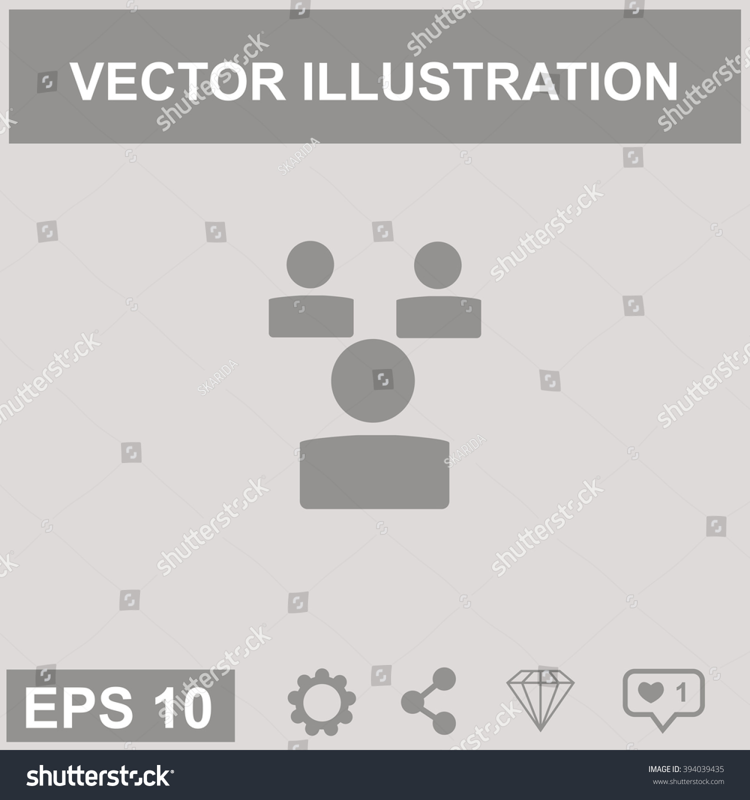 Human Resource Management Icon Set: vector de stock (libre de regalías ...