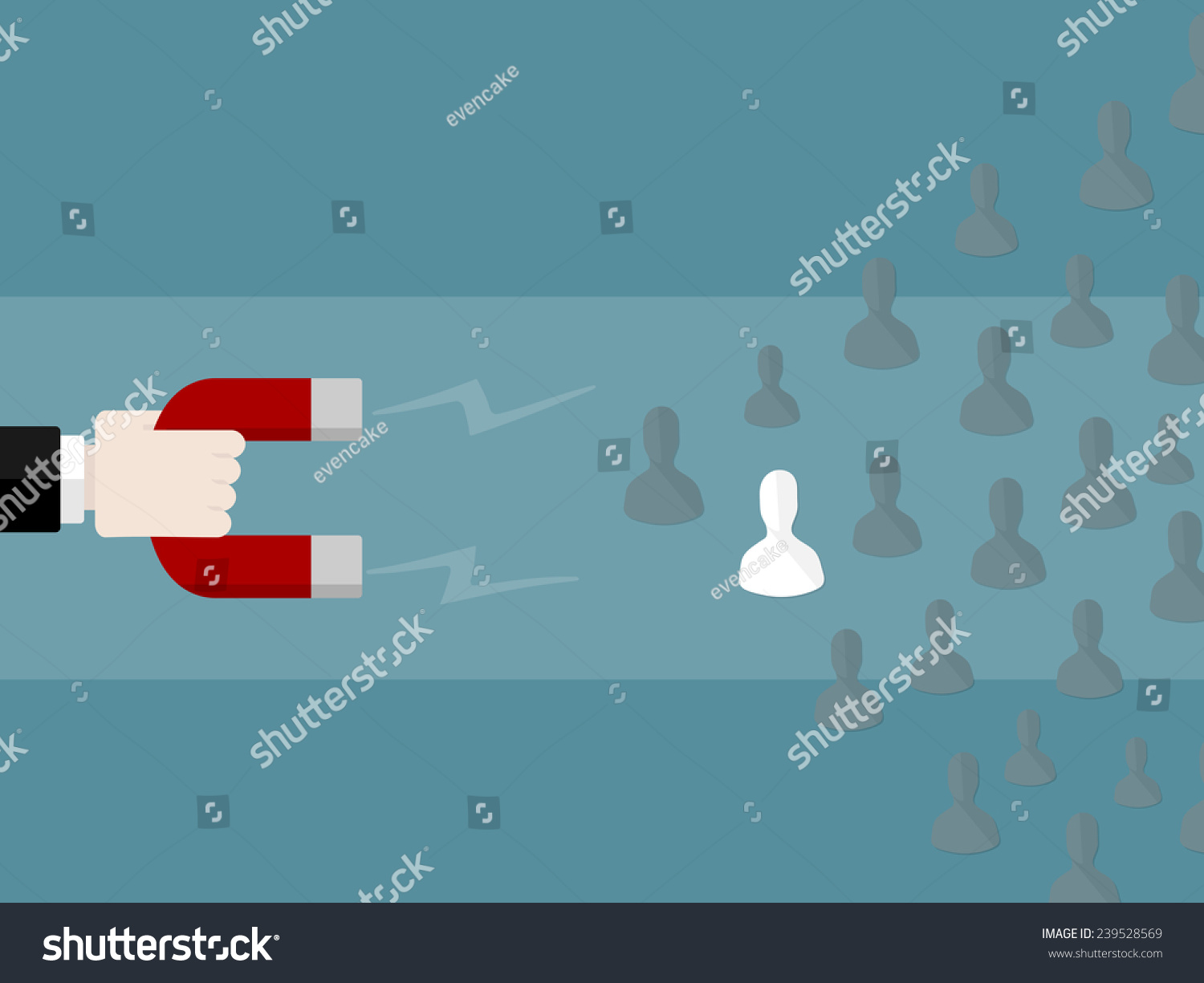 Human Resources Concept Vector Illustration Stock Vector Royalty Free