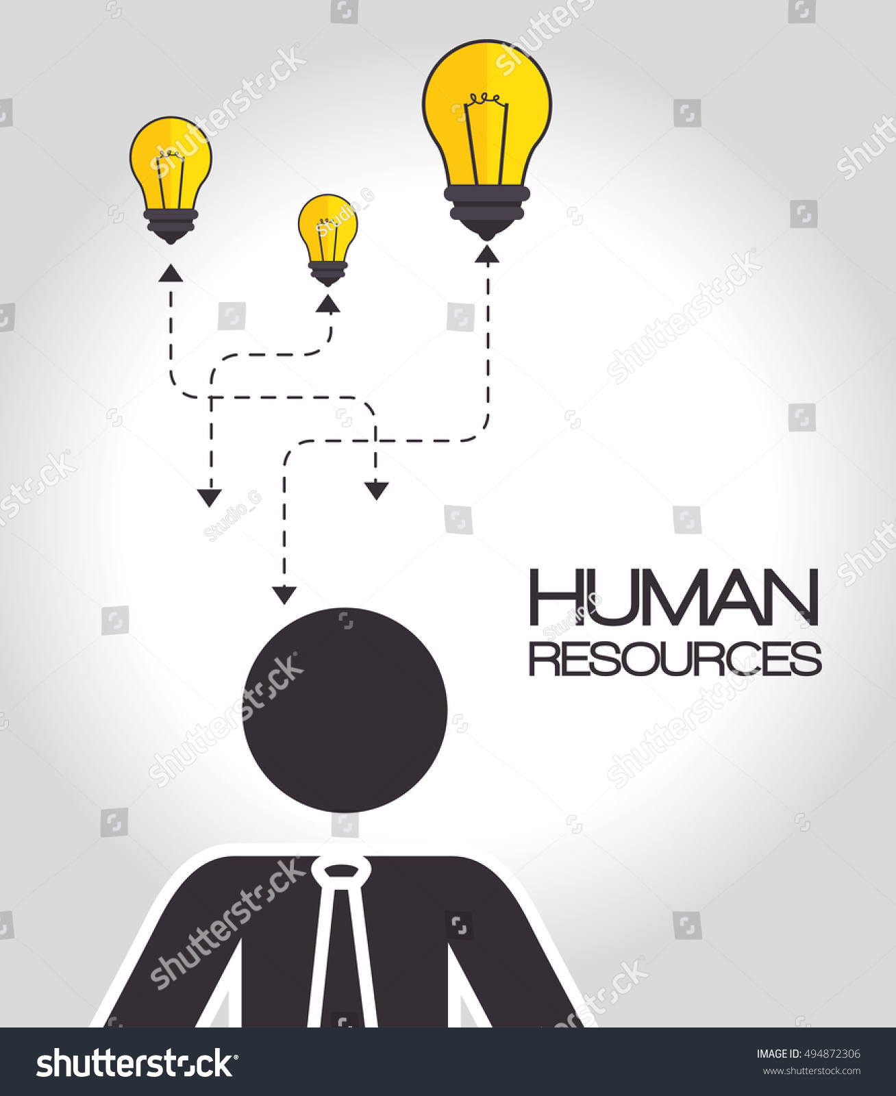 Human Resources Design Stock Vector (Royalty Free) 494872306 | Shutterstock