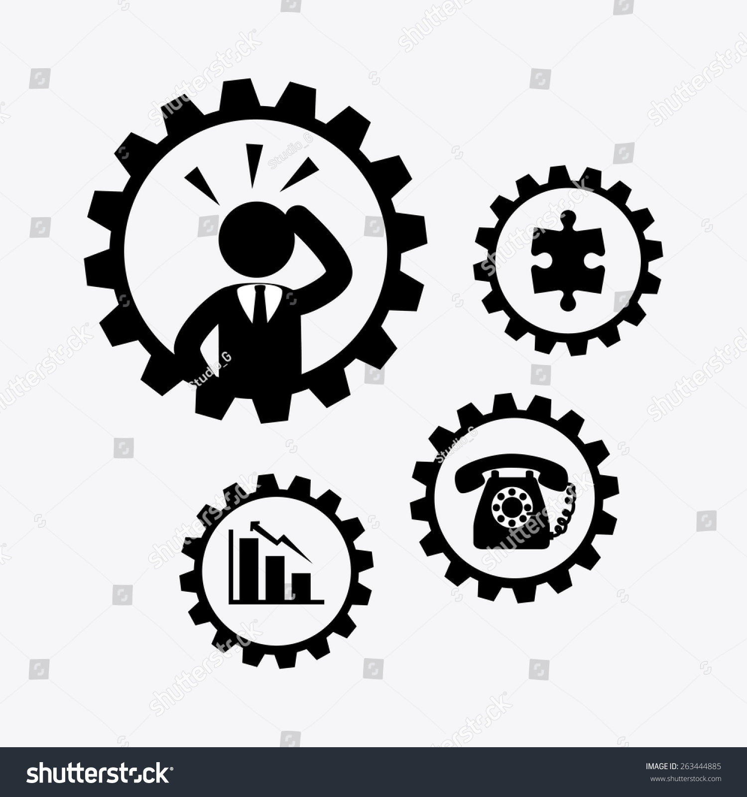 Human Resources Over White Background Design: เวกเตอร์สต็อก (ปลอดค่า ...