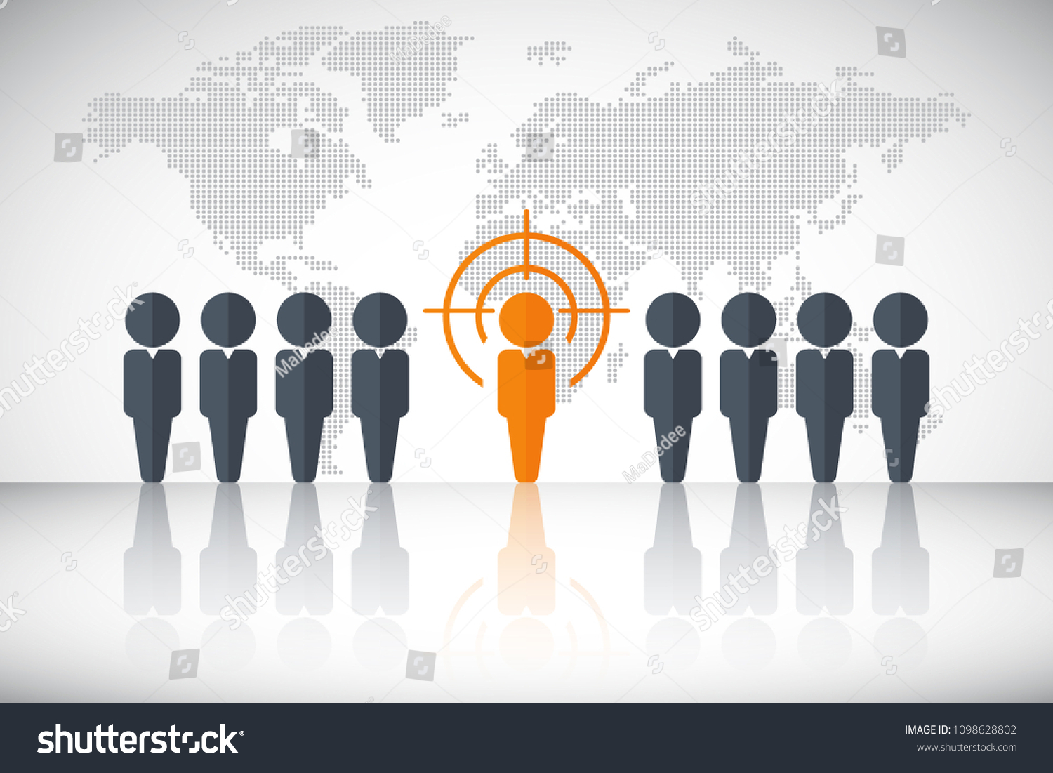 Human Resources Poster Web Banner Eps10 Stock Vector (Royalty Free ...