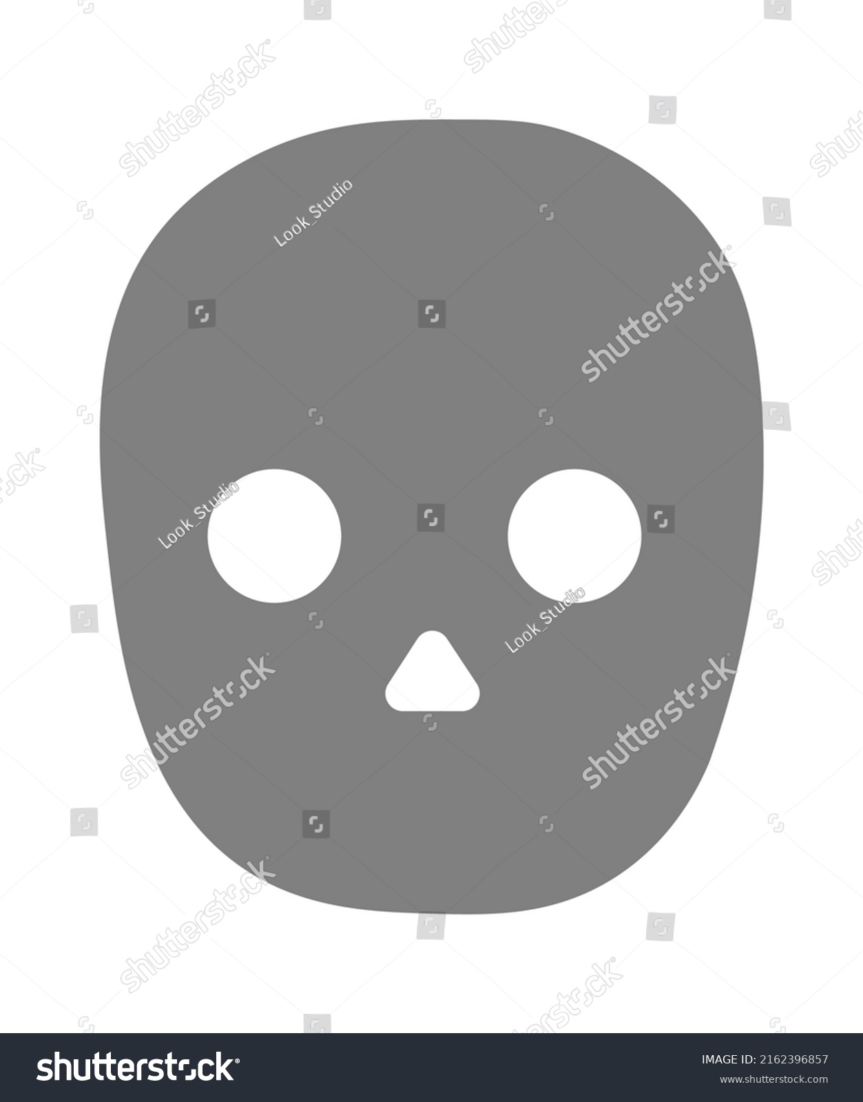 Human Scull Icon Vector Illustration Stock Vector (Royalty Free ...