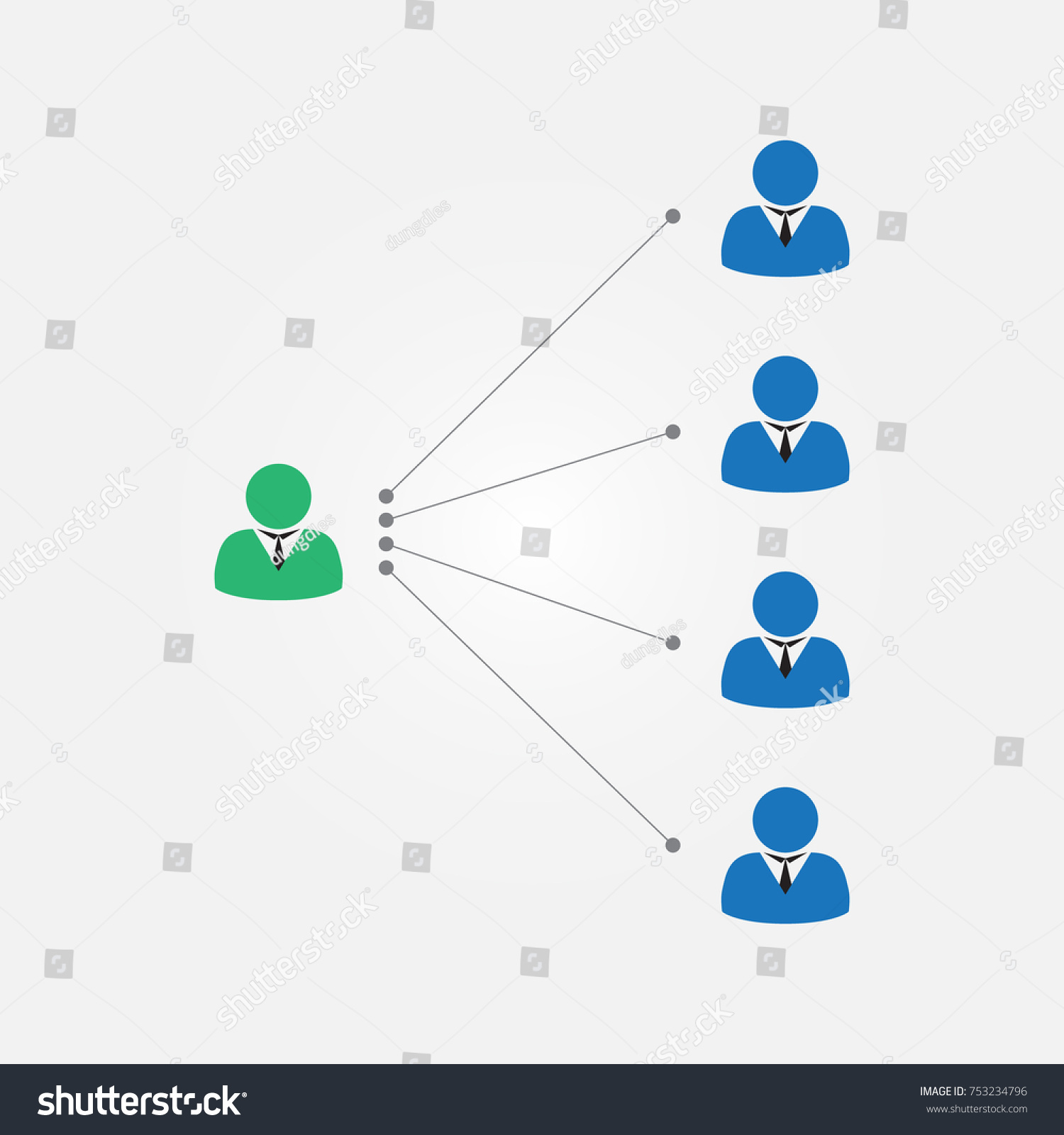 Human Shapes Office Template Stock Vector (Royalty Free) 753234796