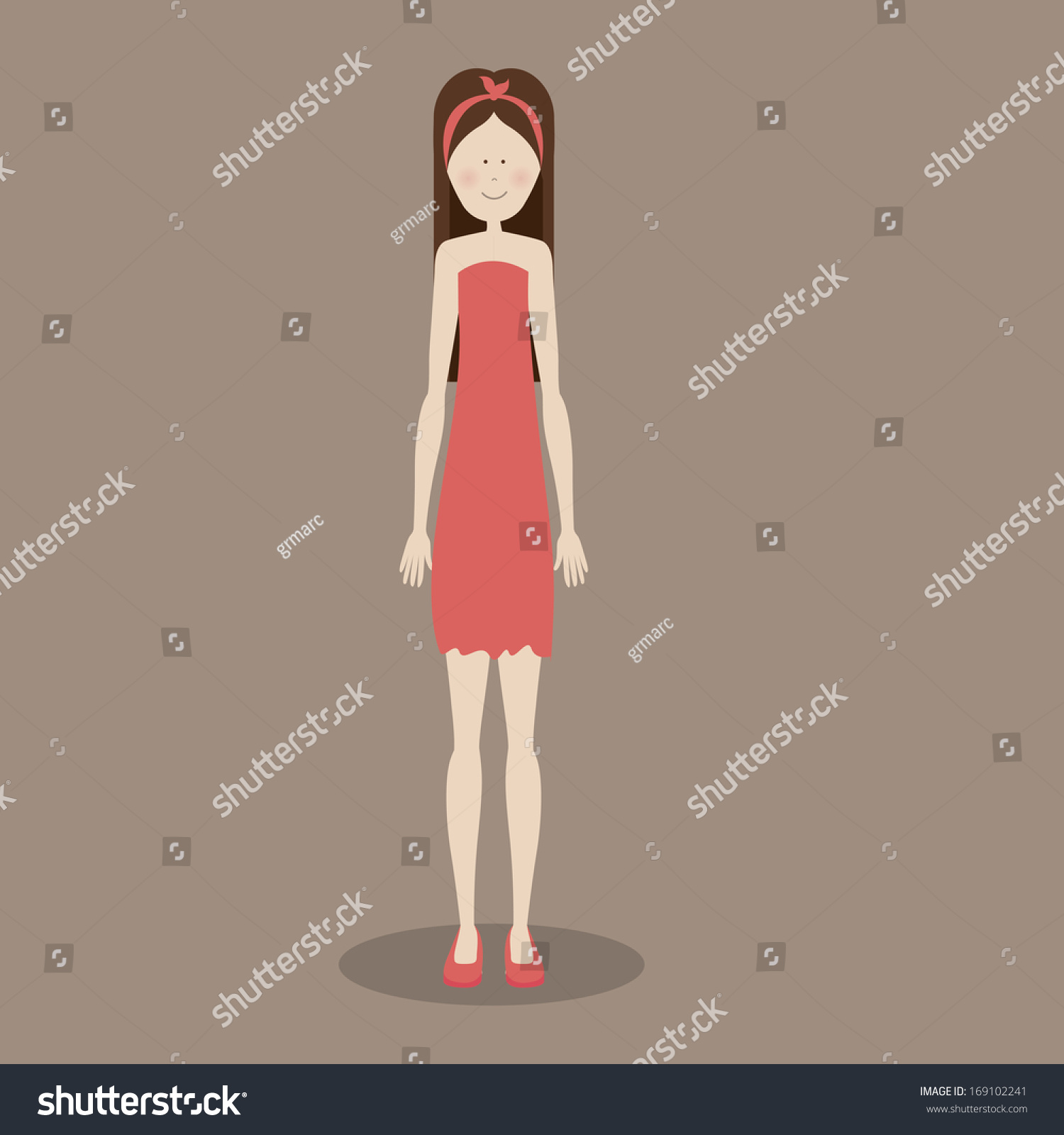 Human Silhouette Over Gray Background Vector Stock Vector (Royalty Free ...