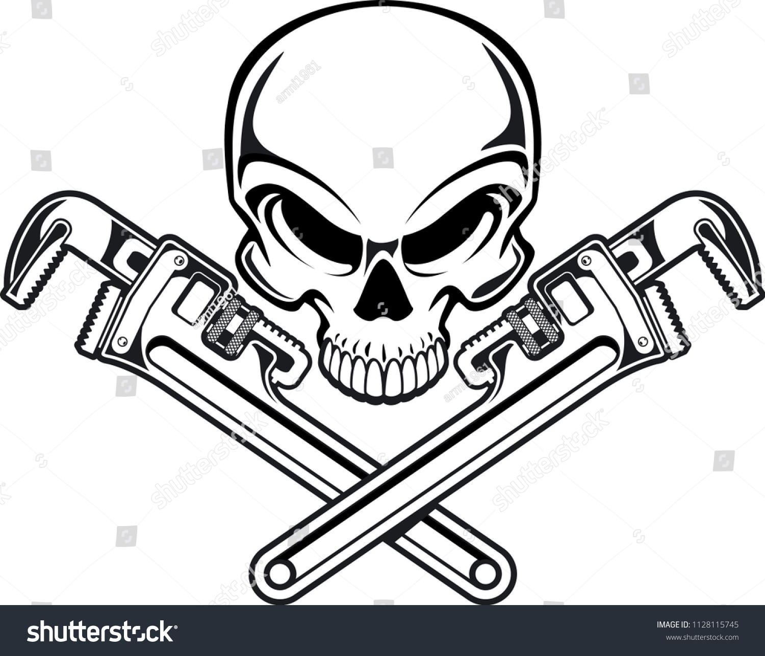 2,124 Wrench skull Images, Stock Photos & Vectors | Shutterstock