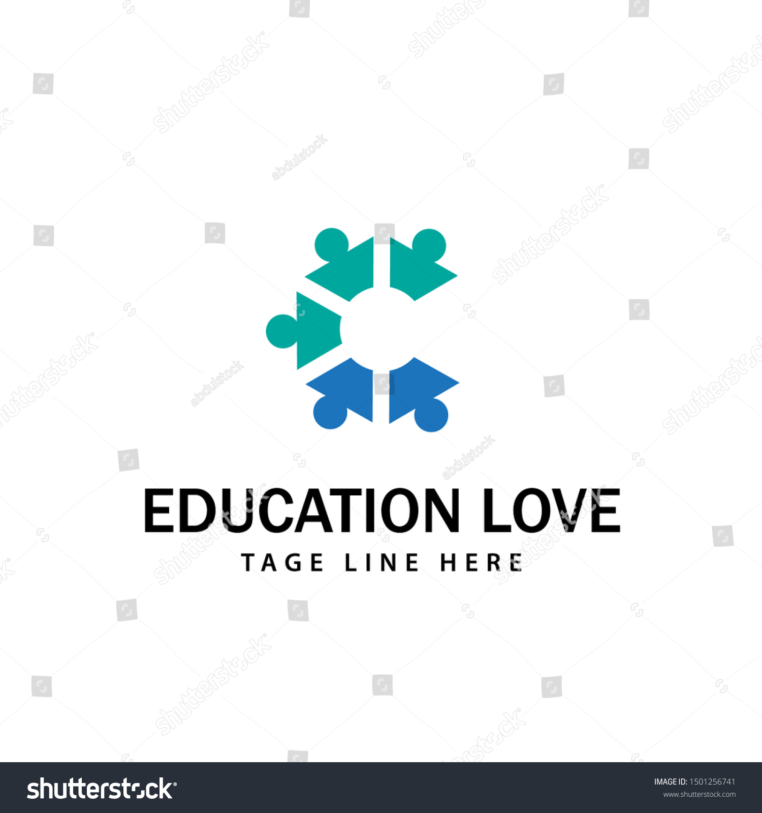 Human Team Group Logo Design Template Stock Vector (Royalty Free ...