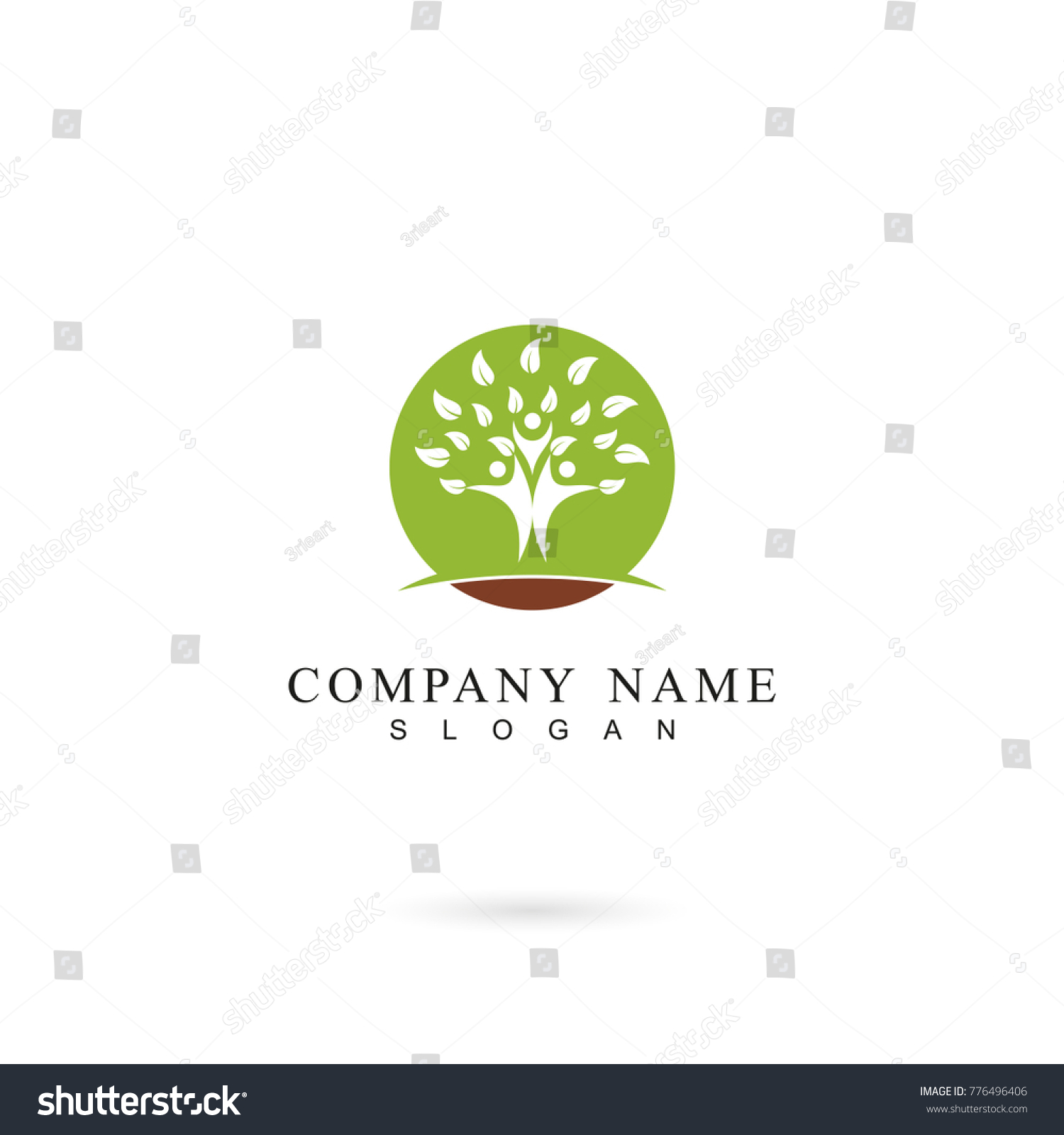Human Tree Company Logo Stock Vector (Royalty Free) 776496406 ...