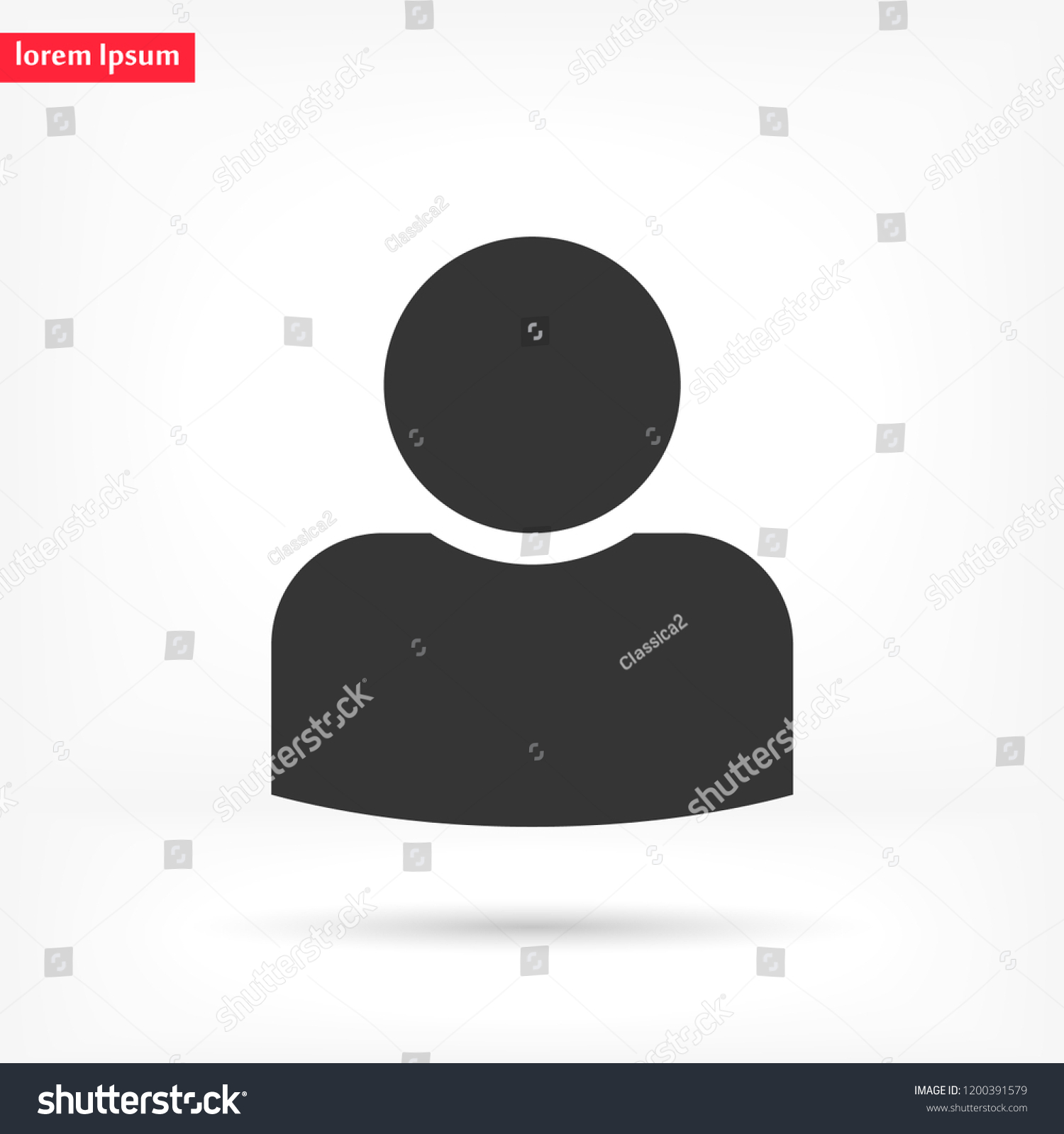 Human Vector Icon Stock Vector (Royalty Free) 1200391579 | Shutterstock