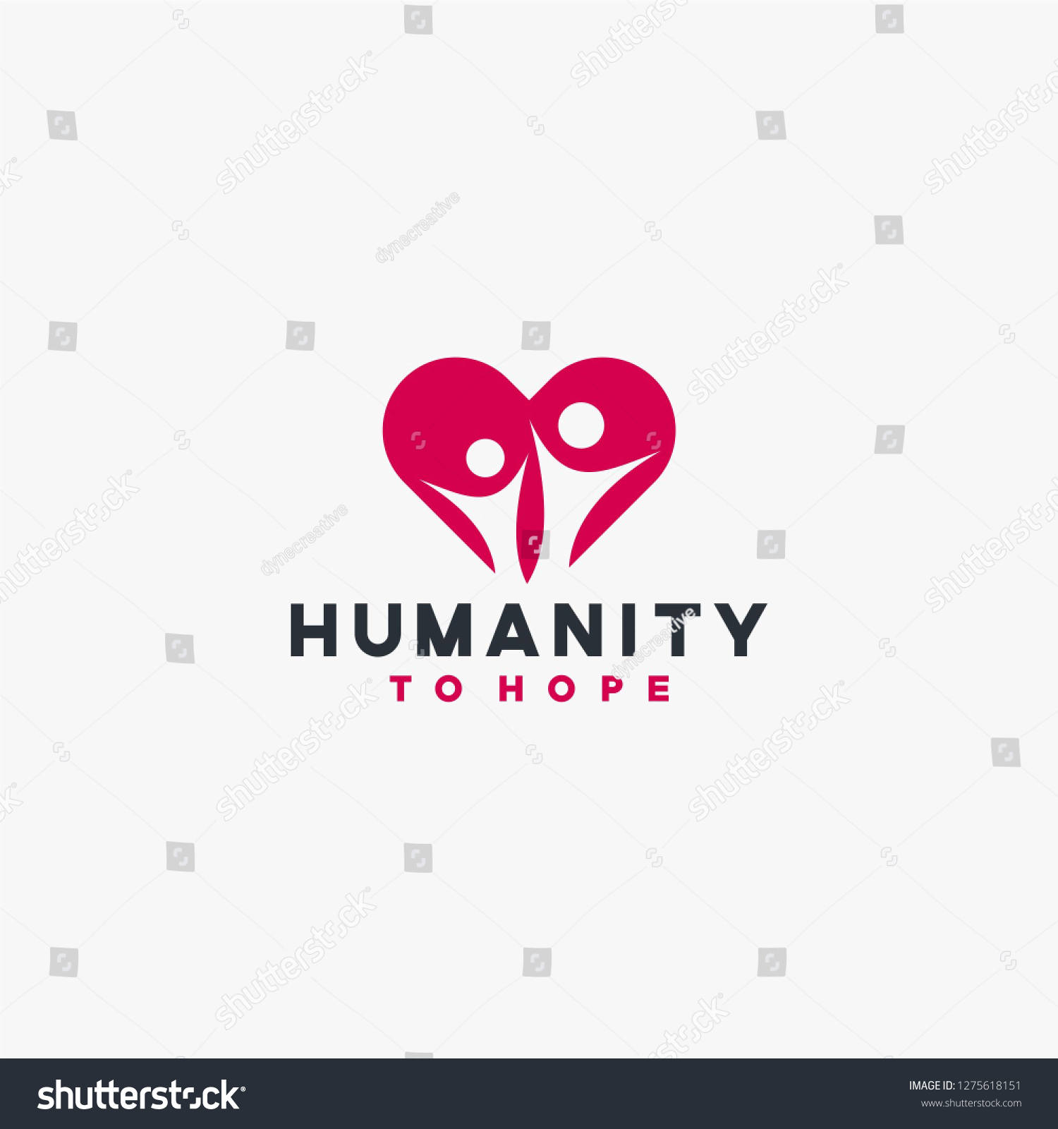 Humanity Social Group Logo Design Vector Stock Vector (Royalty Free ...