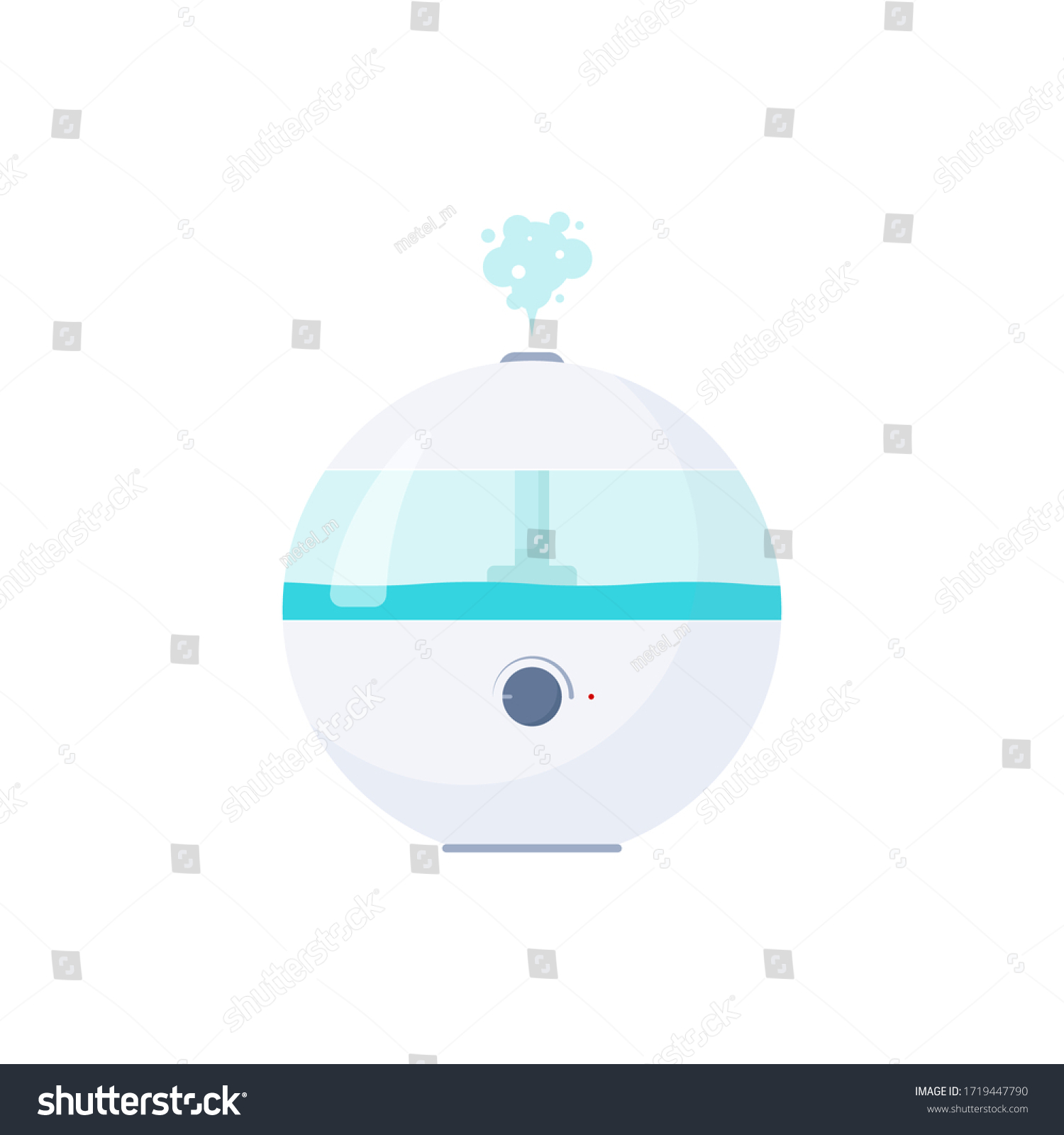 Humidifier Air Diffuser Home Vector Illustration Stock Vector (Royalty ...
