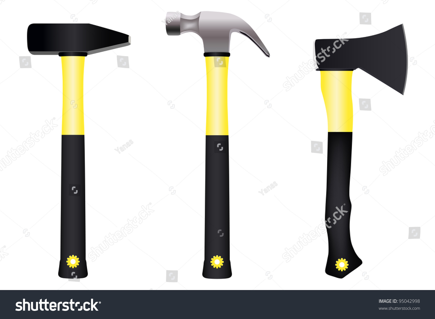 Hummer Axe Stock Vector (Royalty Free) 95042998 | Shutterstock