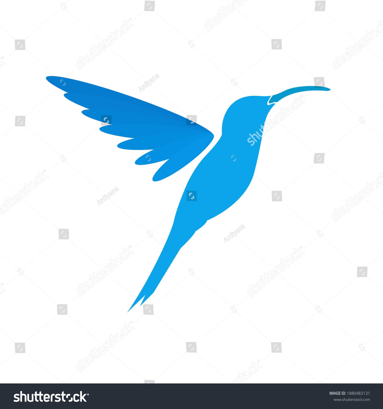 Hummingbird Logo Vector Art Graphics Stock Vector (Royalty Free ...