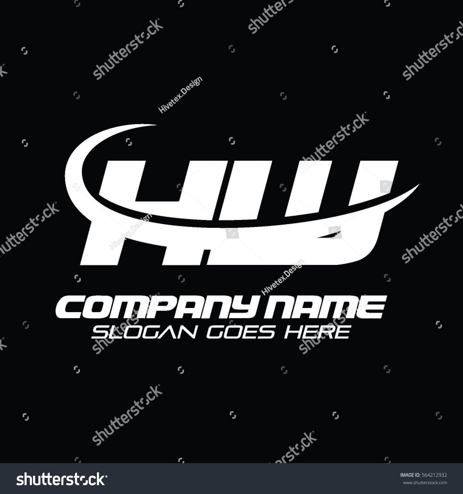 Hw Logo Stock Vector 564212932 - Shutterstock