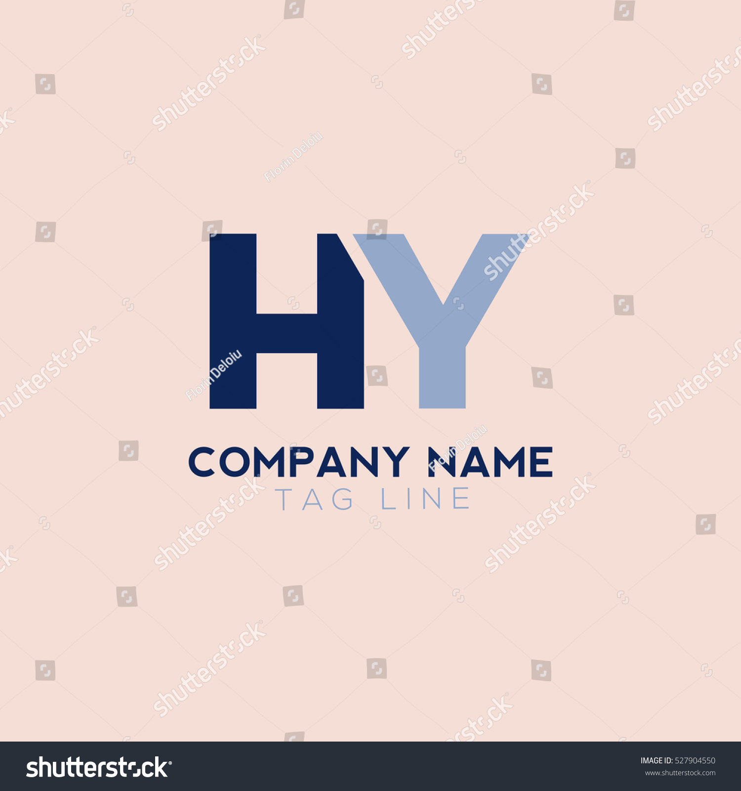 Hy Logo Stock Vector 527904550 - Shutterstock