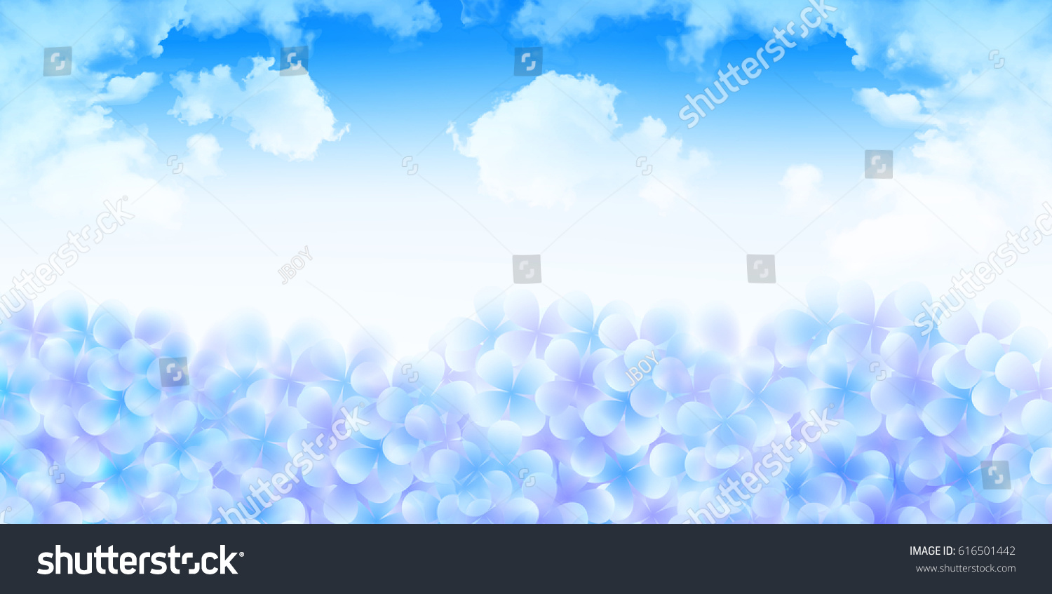 Hydrangea Rainy Season Flower Background Stock Vector (Royalty Free ... Hydrangea Rainy Season Flower Background Stock Vector (Royalty Free ...