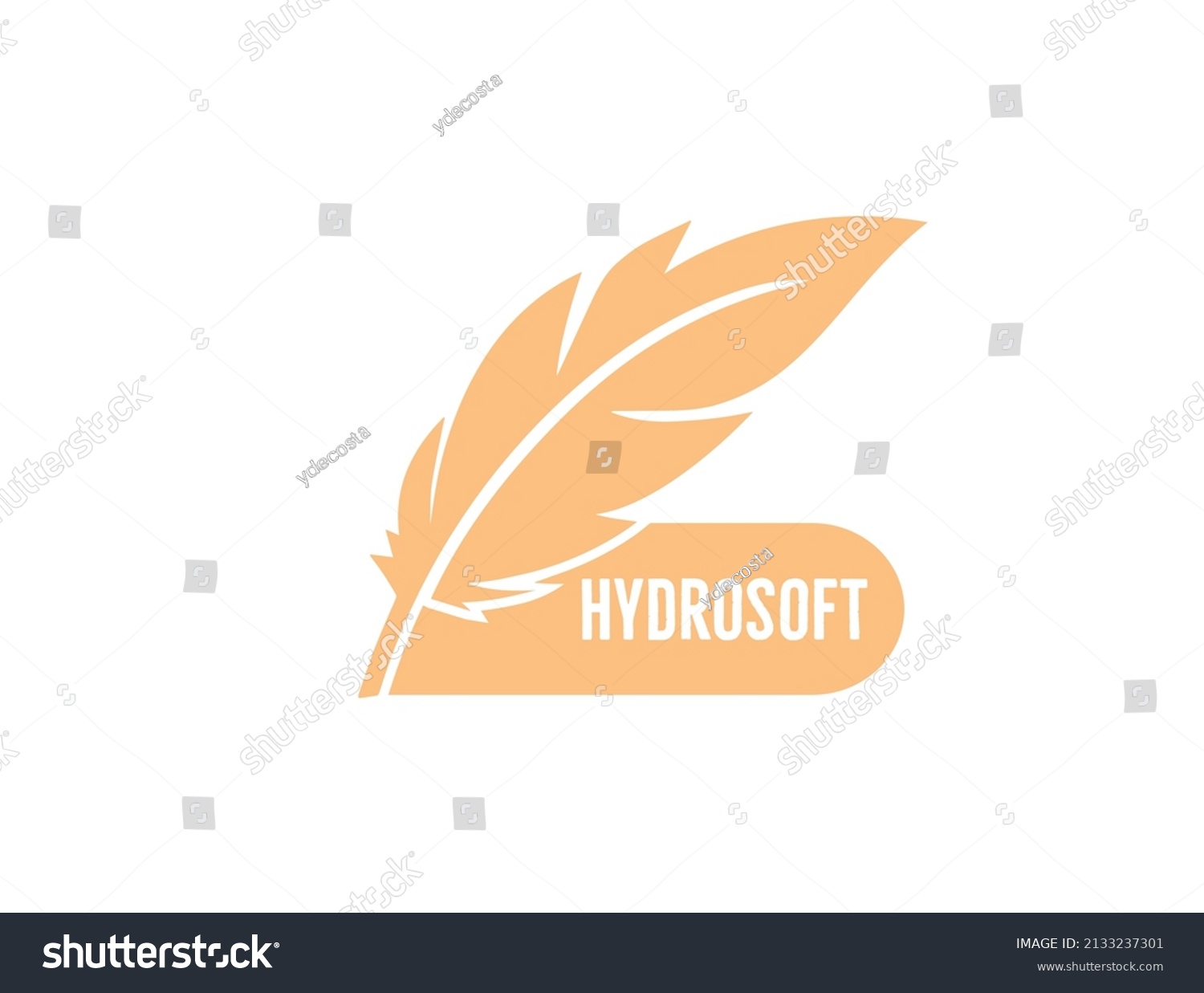 Hydro Soft Icon Logo Vector Illustration Stock Vector (Royalty Free ...