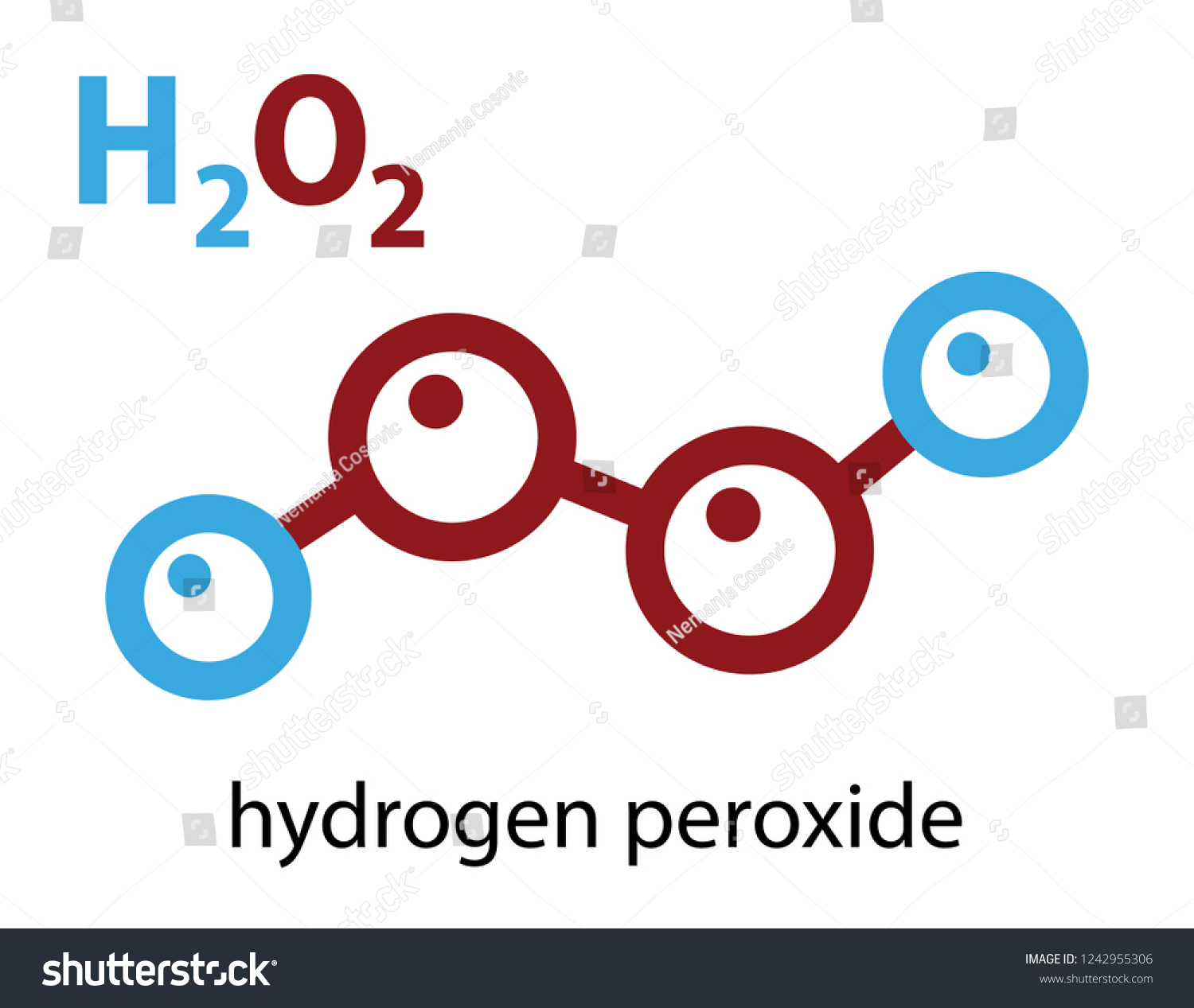 Hydrogen Peroxide Molecule H2o2: Vector có sẵn (miễn phí bản quyền ... Hydrogen Peroxide Molecule H2o2: Vector có sẵn (miễn phí bản quyền ...