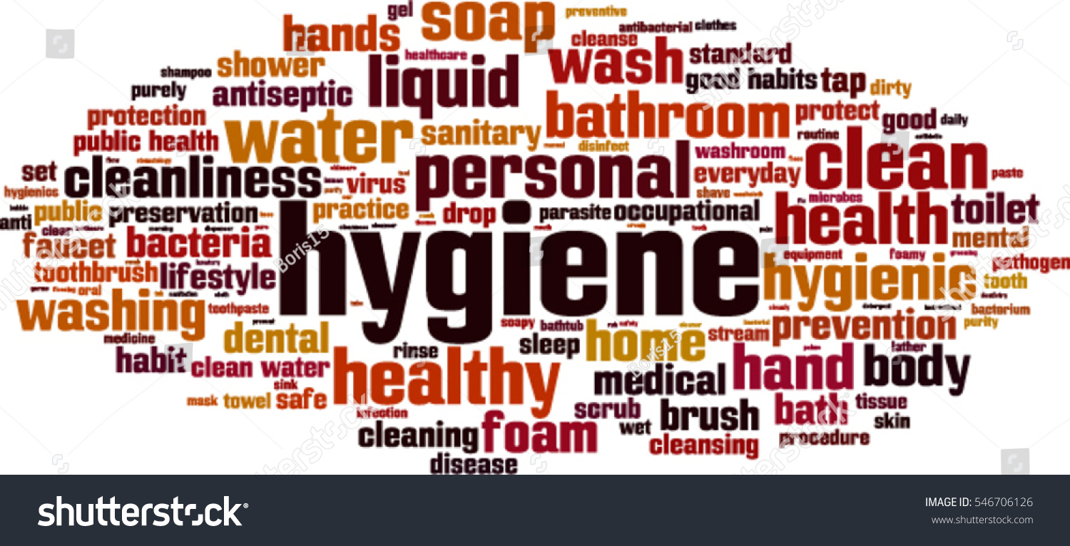 Hygiene Word Cloud Concept Vector Illustration Stock Vector 546706126 ...