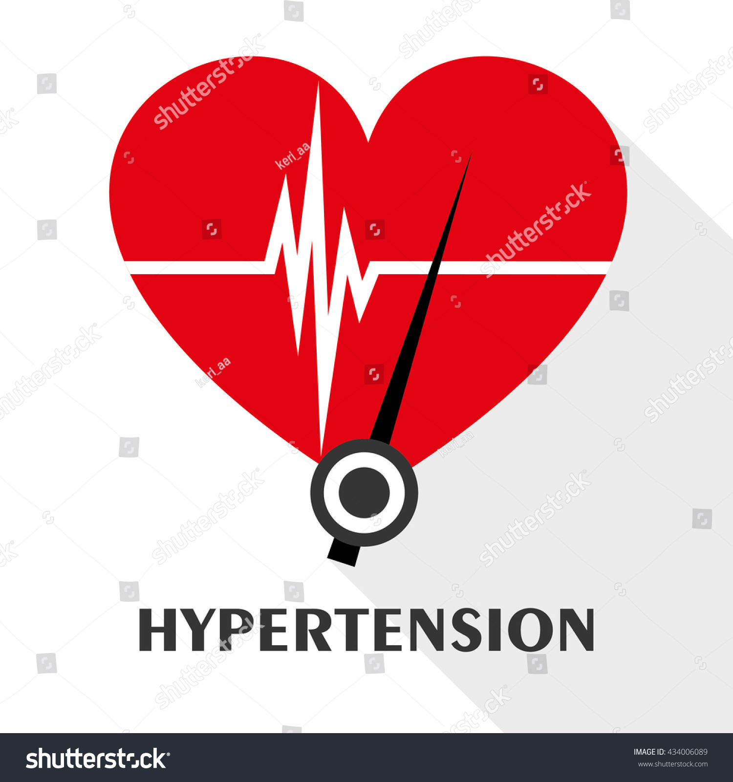 Hypertension Stock Vector (Royalty Free) 434006089