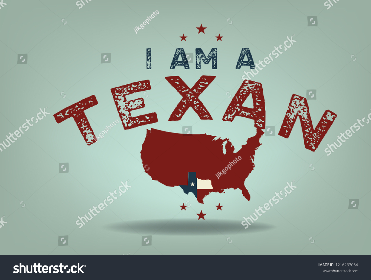 Texan Logo Design Concept Vector Eps Stock Vector (Royalty Free) 1216233064